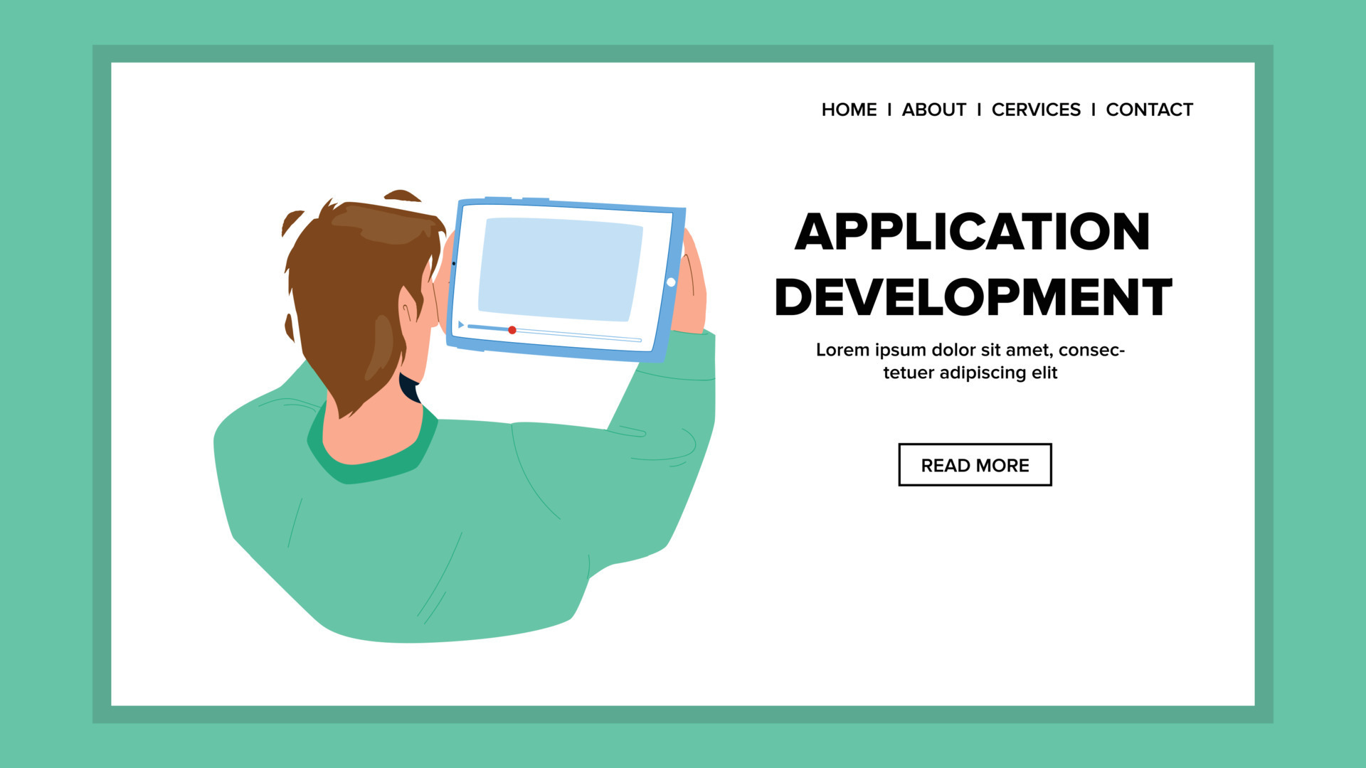 Application Development Programmer Work Vector 17319649 Vector Art At