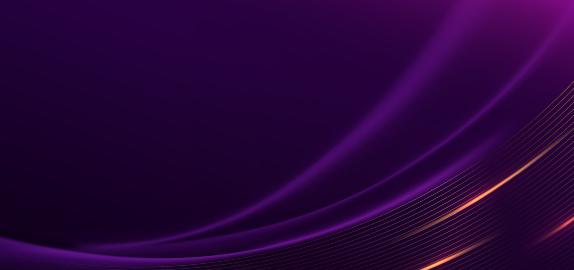 Elegant purple curved line on purple background with lighting effect ... Elegant purple curved line on purple background with lighting effect ...