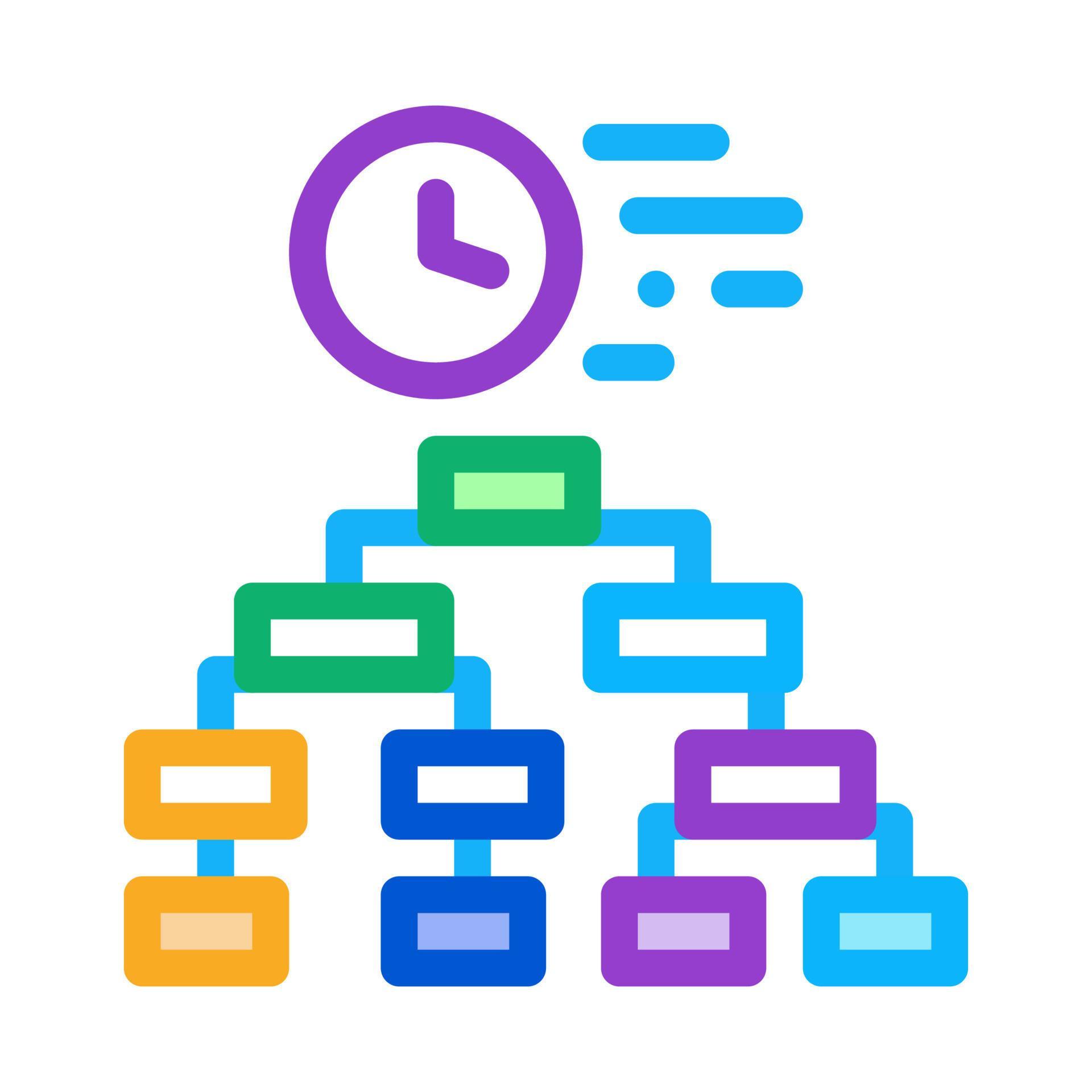 time algorithm icon vector outline illustration 17324546 Vector Art at ...