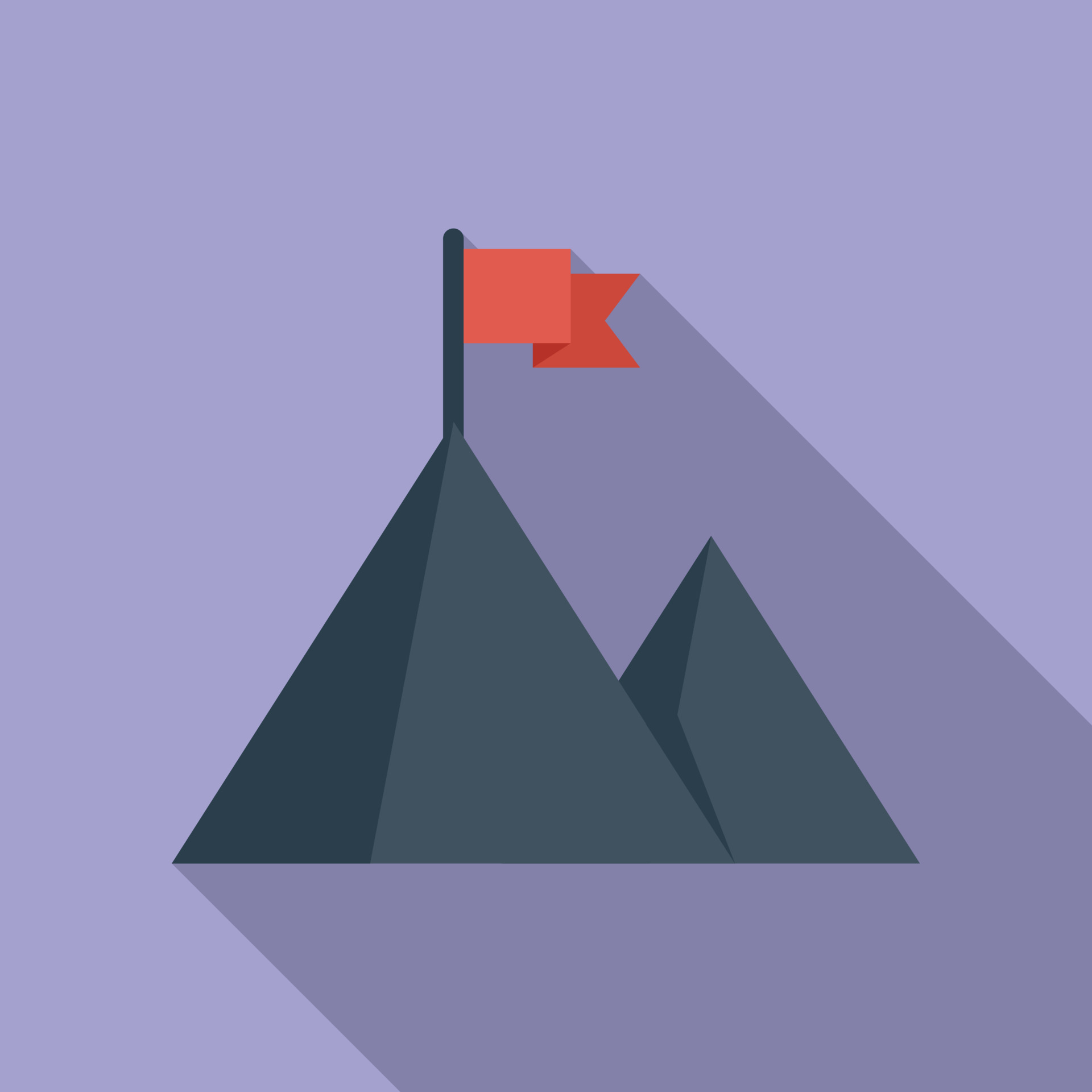 Path flag on mountain icon flat vector. Top career 17325548 Vector Art ... Path flag on mountain icon flat vector. Top career 17325548 Vector Art ...