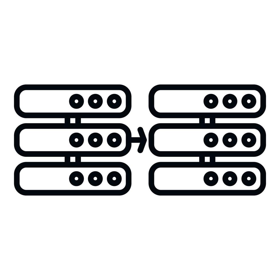 Server data backup icon outline vector. Cloud storage 17325838 Vector ... Server data backup icon outline vector. Cloud storage 17325838 Vector ...