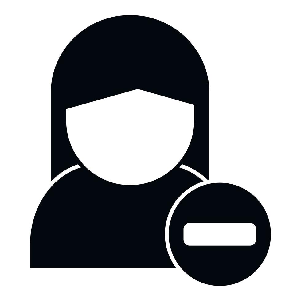 elimine el vector simple del icono de usuario femenino. servicio de ... elimine el vector simple del icono de usuario femenino. servicio de ...