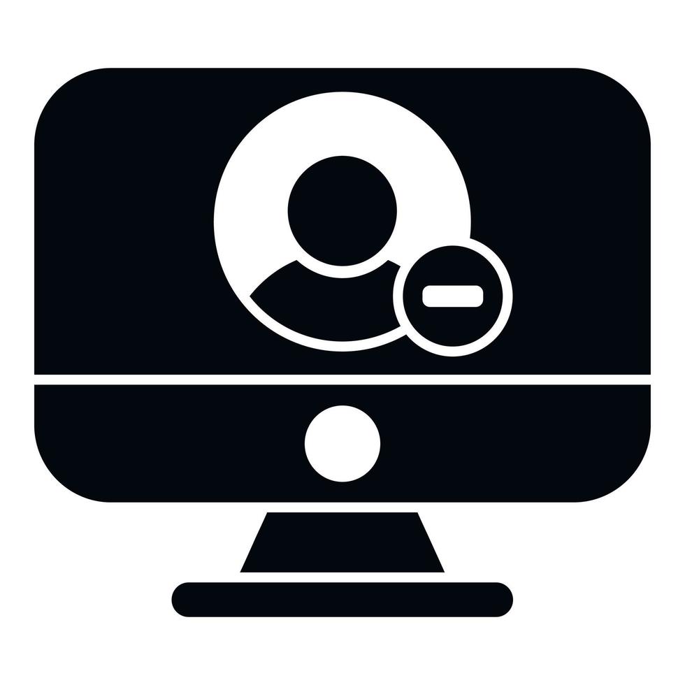 Computer user delete icon simple vector. People service 17326163 Vector ... Computer user delete icon simple vector. People service 17326163 Vector ...