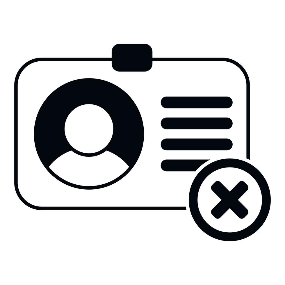 Delete user card icon simple vector. People service 17326165 Vector Art ... Delete user card icon simple vector. People service 17326165 Vector Art ...