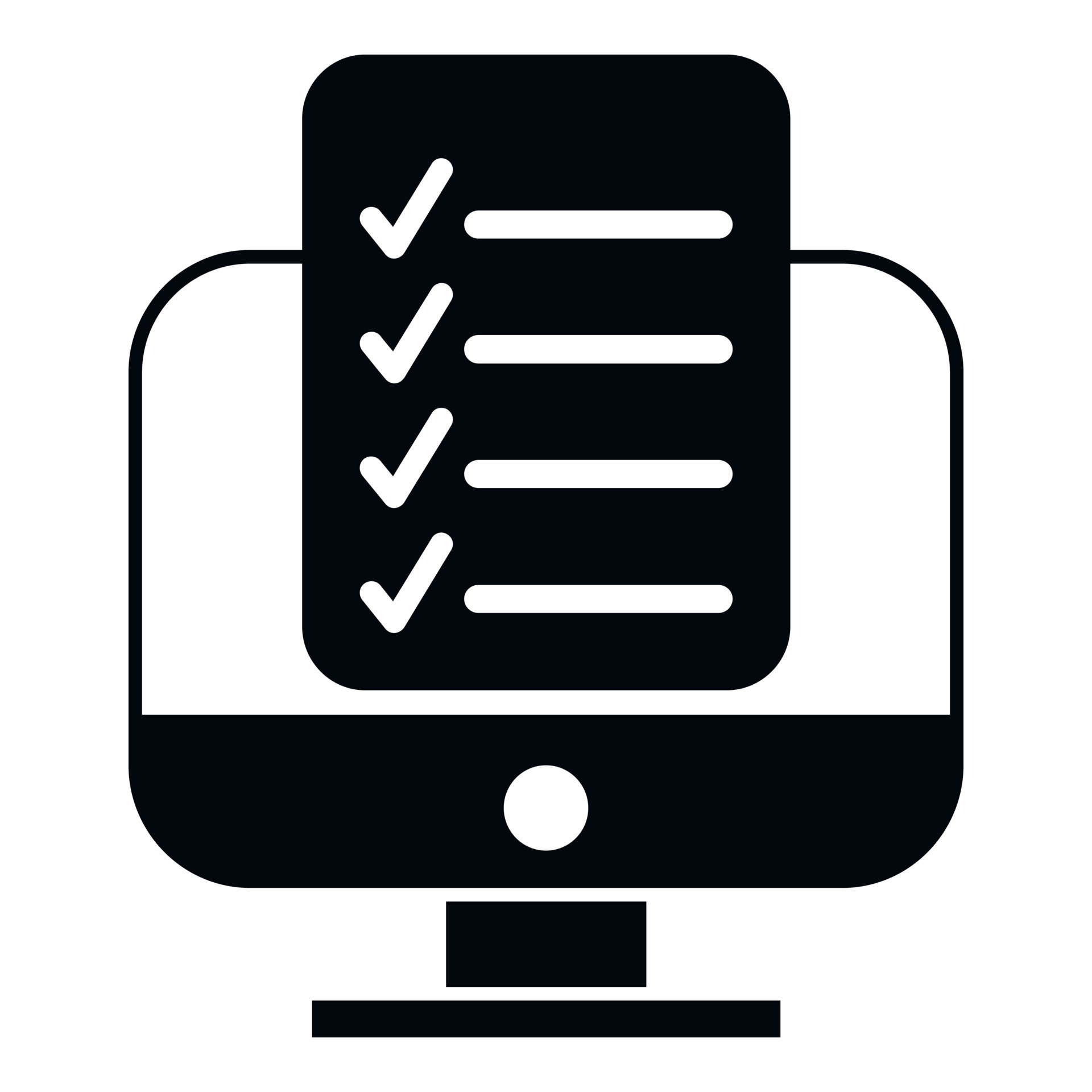 Computer task schedule icon simple vector. Event time 17326187 Vector ...