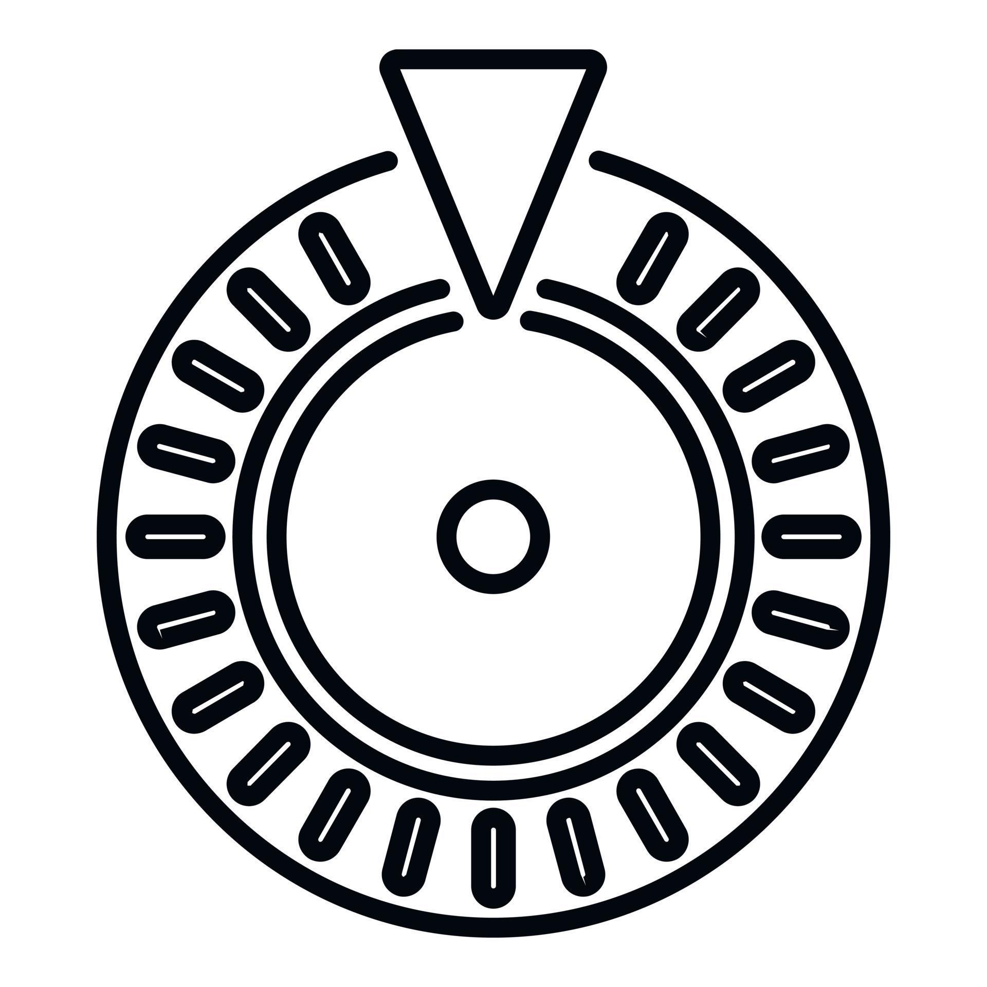 Cipher Wheel Icon Outline Vector Data Encryption 17326216 Vector Art