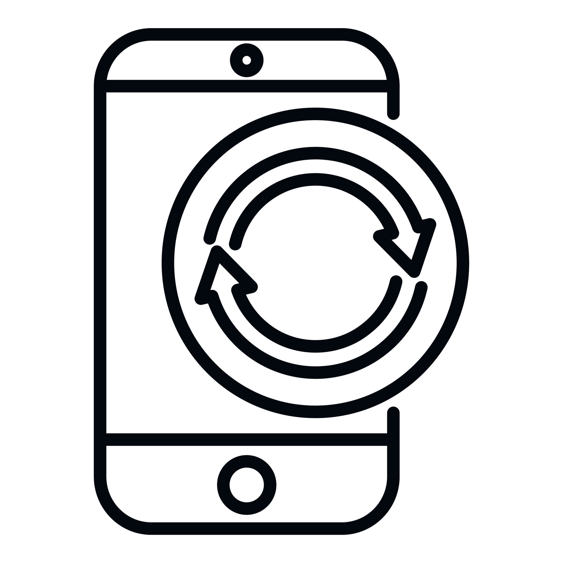 Phone Data Backup Icon Outline Vector Computer Storage 17326239 Vector