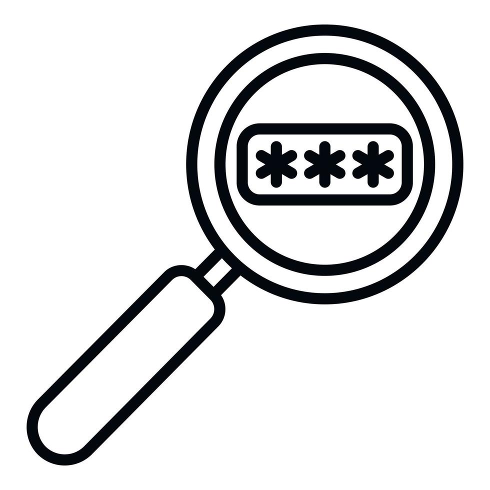 Search password icon outline vector. Data cipher 17326376 Vector Art at ... Search password icon outline vector. Data cipher 17326376 Vector Art at ...