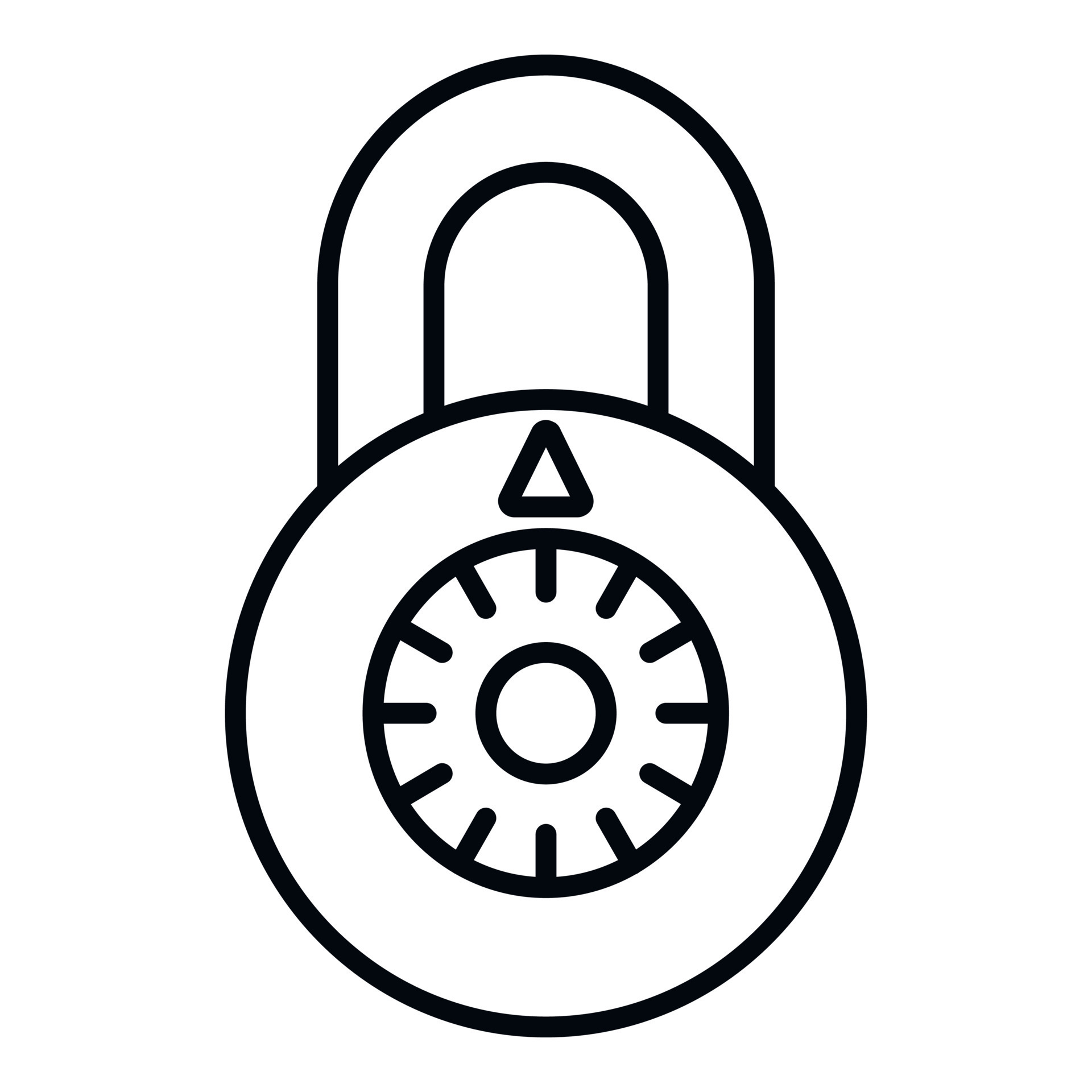 Cipher Padlock Icon Outline Vector Security Code 17326383 Vector Art