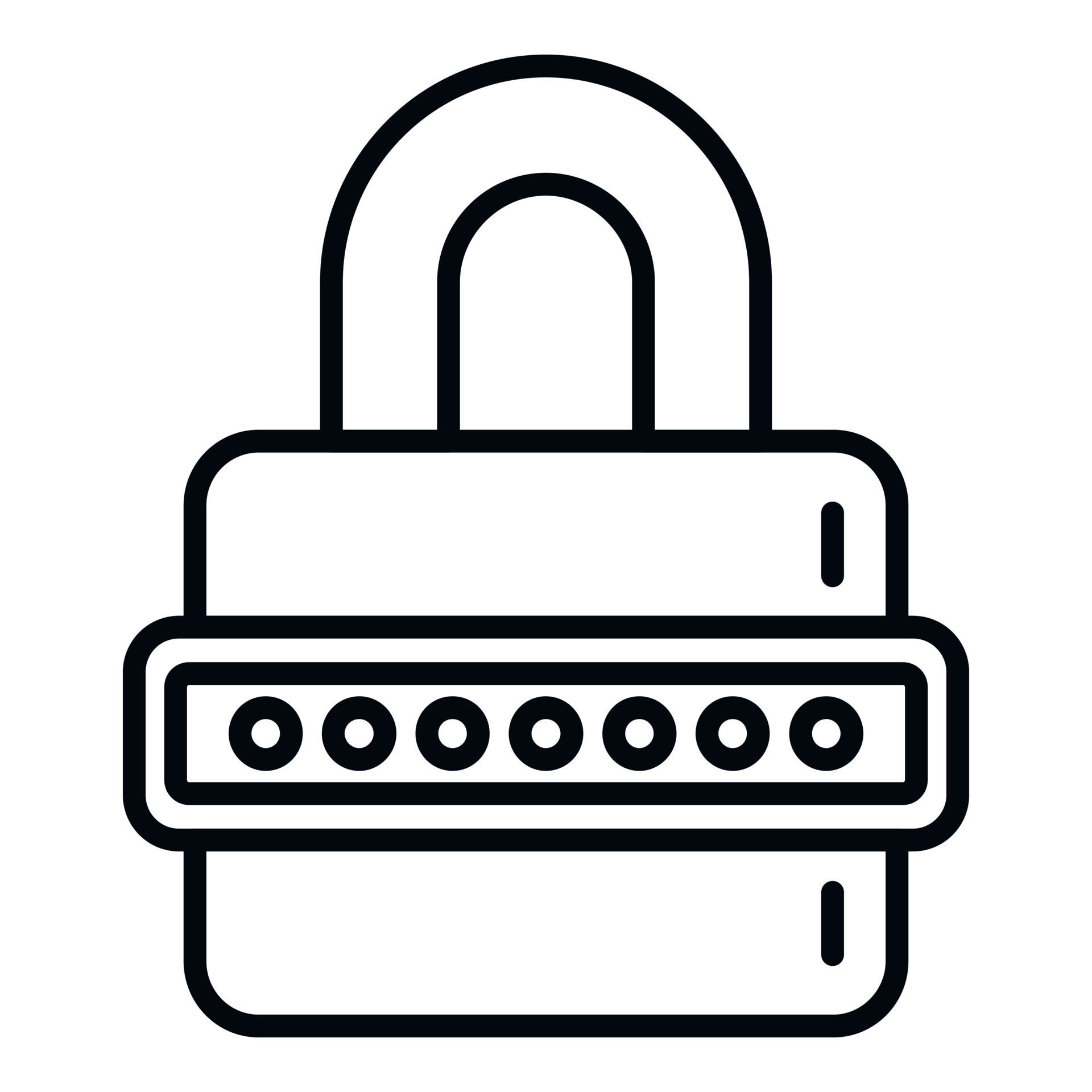 Code Padlock Icon Outline Vector Cipher Data 17326384 Vector Art At