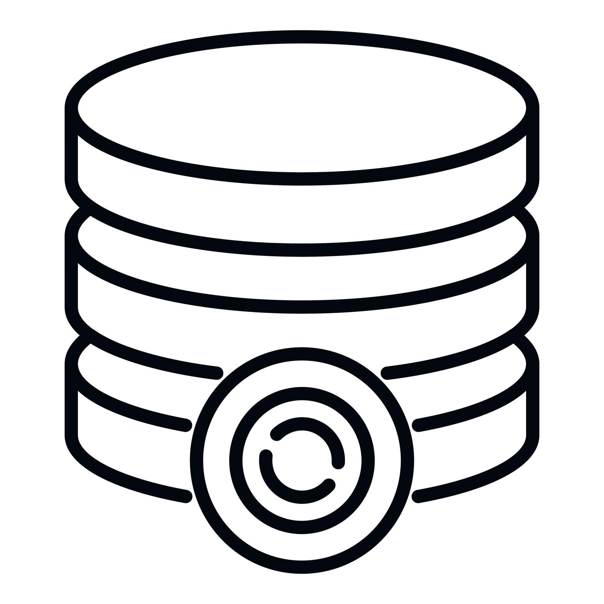 Server Backup Icon Outline Vector Data Cloud 17326428 Vector Art At Vecteezy