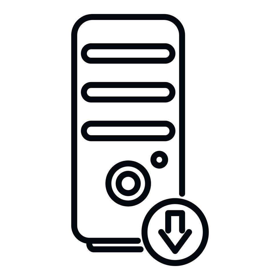 Computer backup icon outline vector. Data cloud 17326445 Vector Art at ... Computer backup icon outline vector. Data cloud 17326445 Vector Art at ...