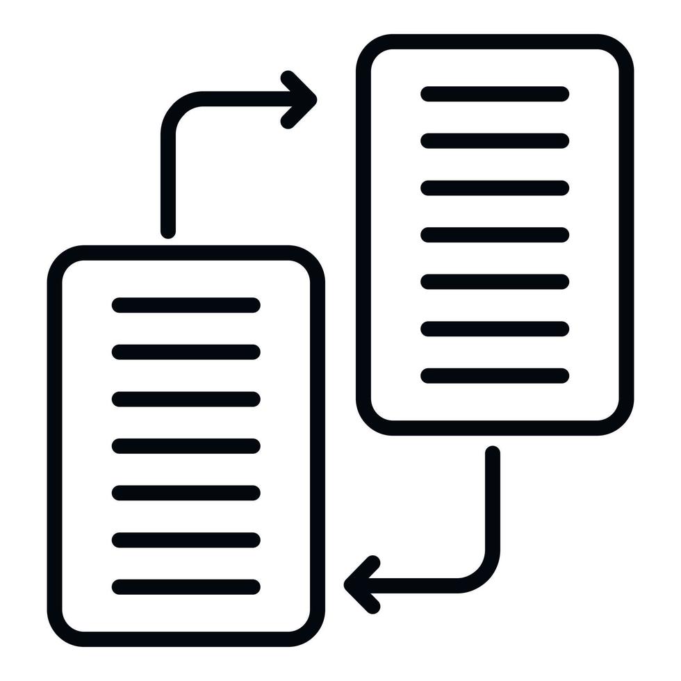 File backup icon outline vector. Data cloud 17326446 Vector Art at Vecteezy