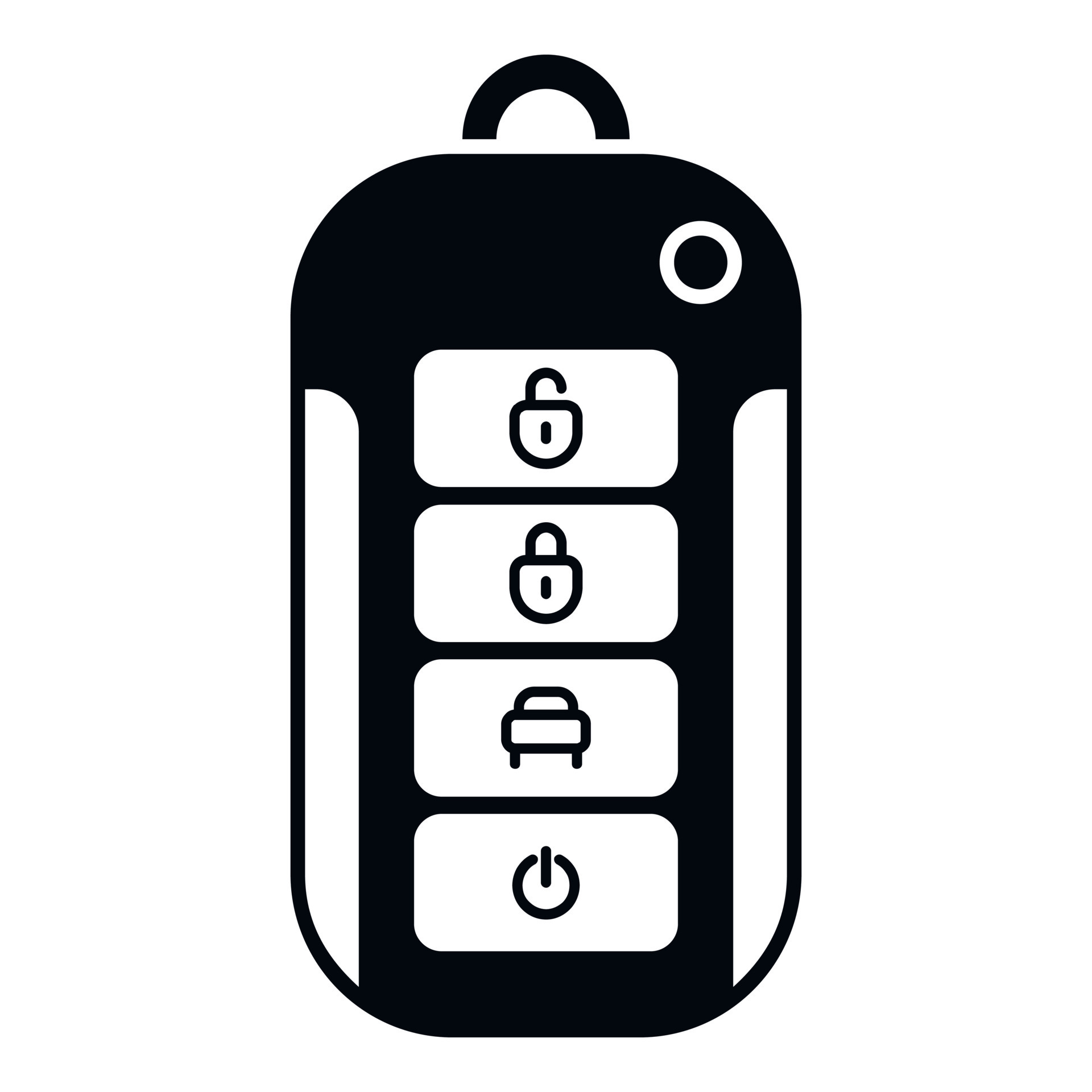 Lock Smart Key Icon Simple Vector Car Remote 17326495 Vector Art At