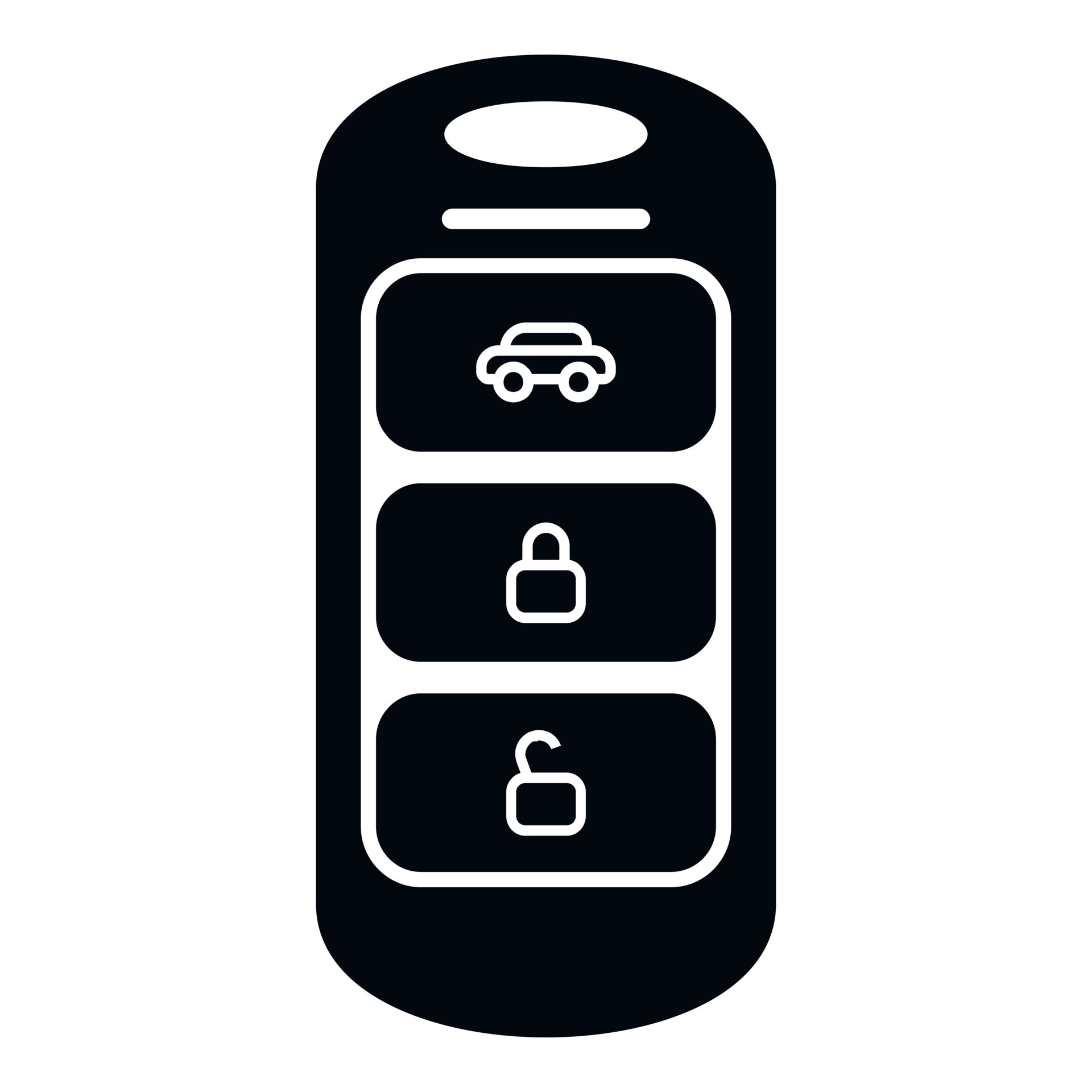 Digital Car Key Icon Simple Vector Smart Remote Button 17326503 Vector