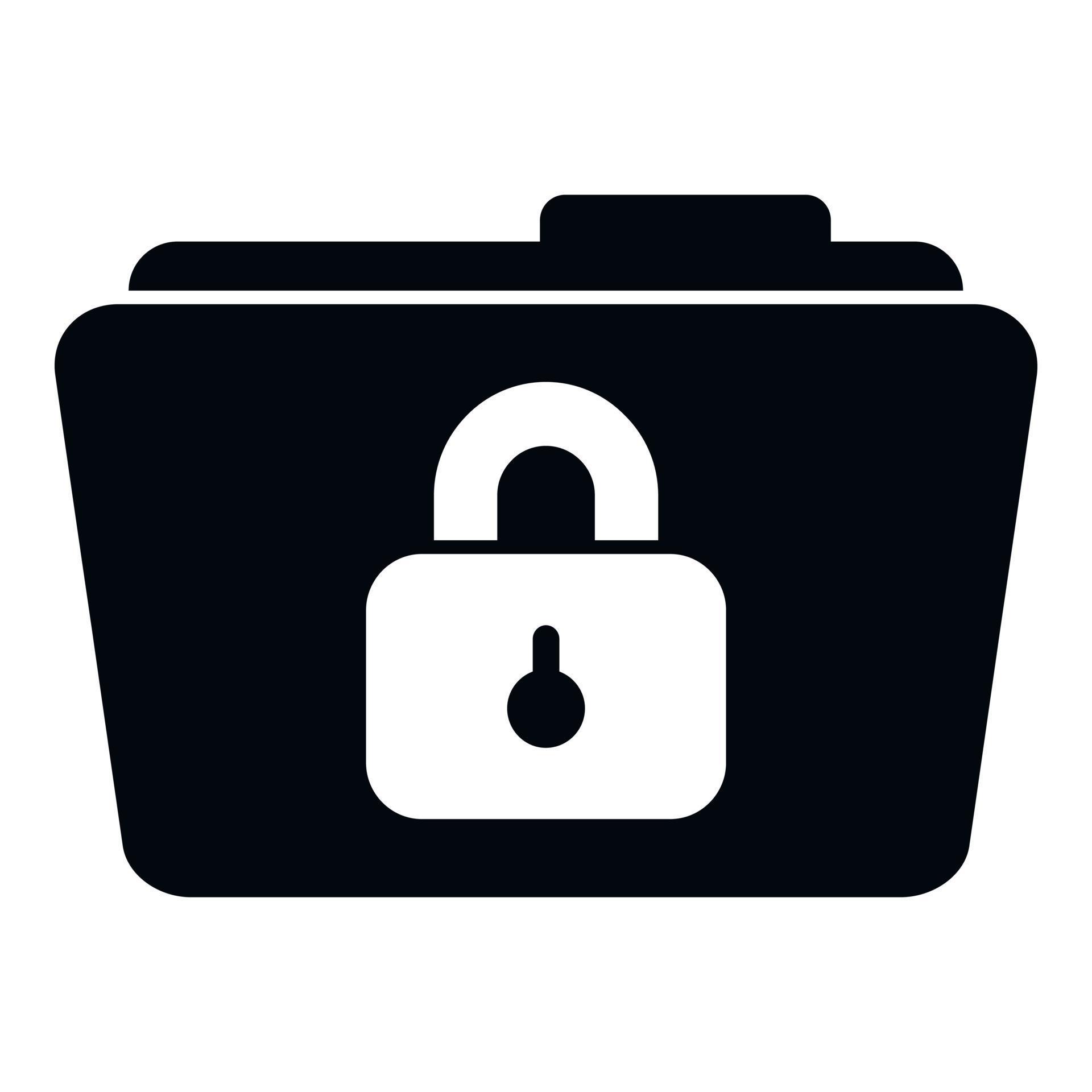 Lock folder icon simple vector. Cipher data 17326536 Vector Art at Vecteezy