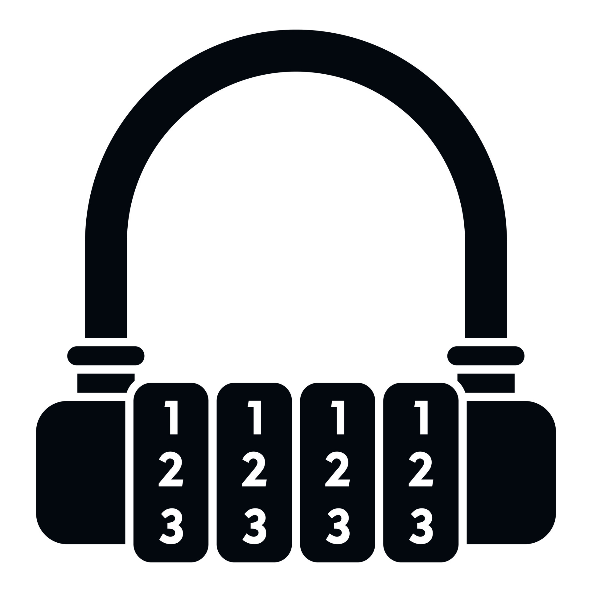 Cipher Bike Padlock Icon Simple Vector Data Protection 17326543 Vector