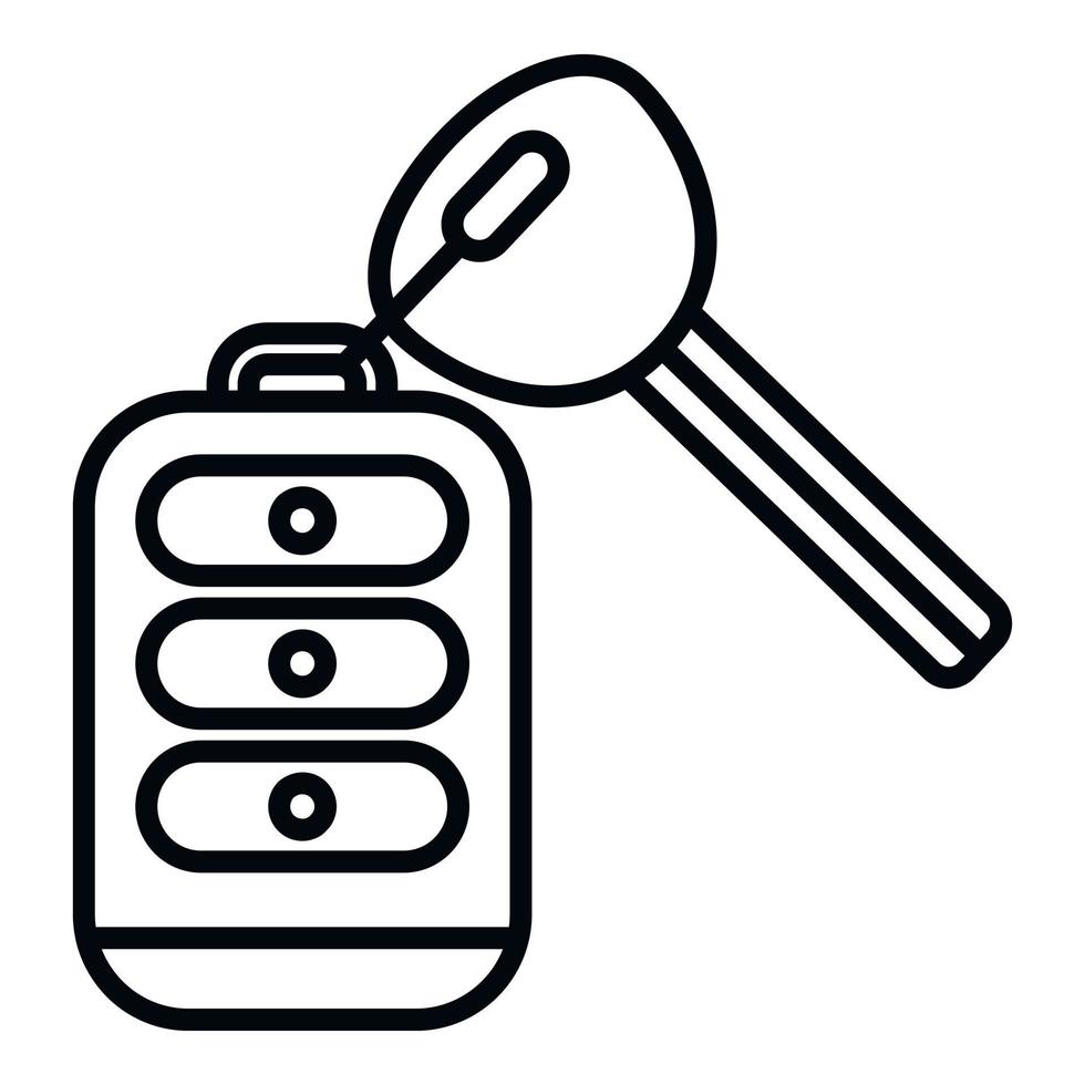 Car Key Icon Outline Vector Smart Remote 17326619 Vector Art At Vecteezy