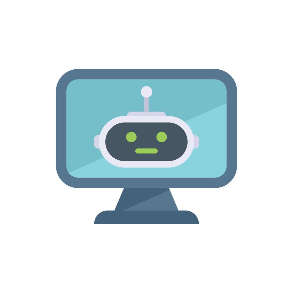 Online bot icon flat vector. Office service 17327402 Vector Art at Vecteezy Online bot icon flat vector. Office service 17327402 Vector Art at Vecteezy