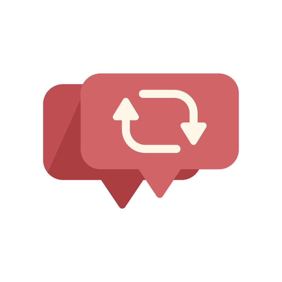 Red chart repost icon flat vector. Repost graphic 17327835 Vector Art ... Red chart repost icon flat vector. Repost graphic 17327835 Vector Art ...