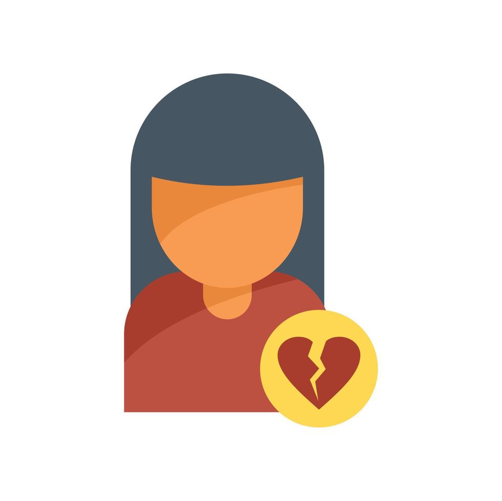 Girl Mistake Icon Flat Vector Social Media 17328124 Vector Art At Vecteezy