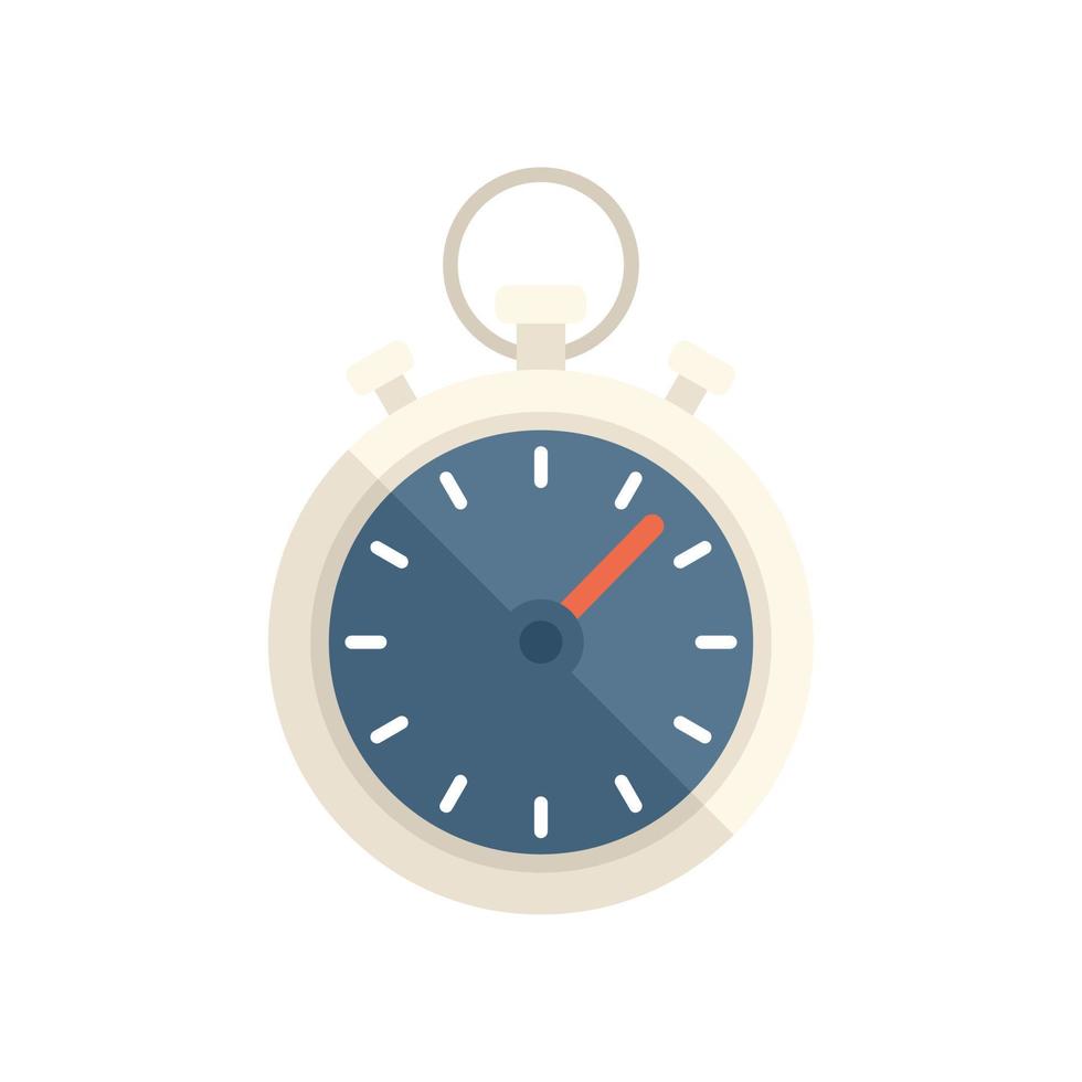 Sport Stopwatch Icon Flat Vector Active Fitness 17328889 Vector Art At