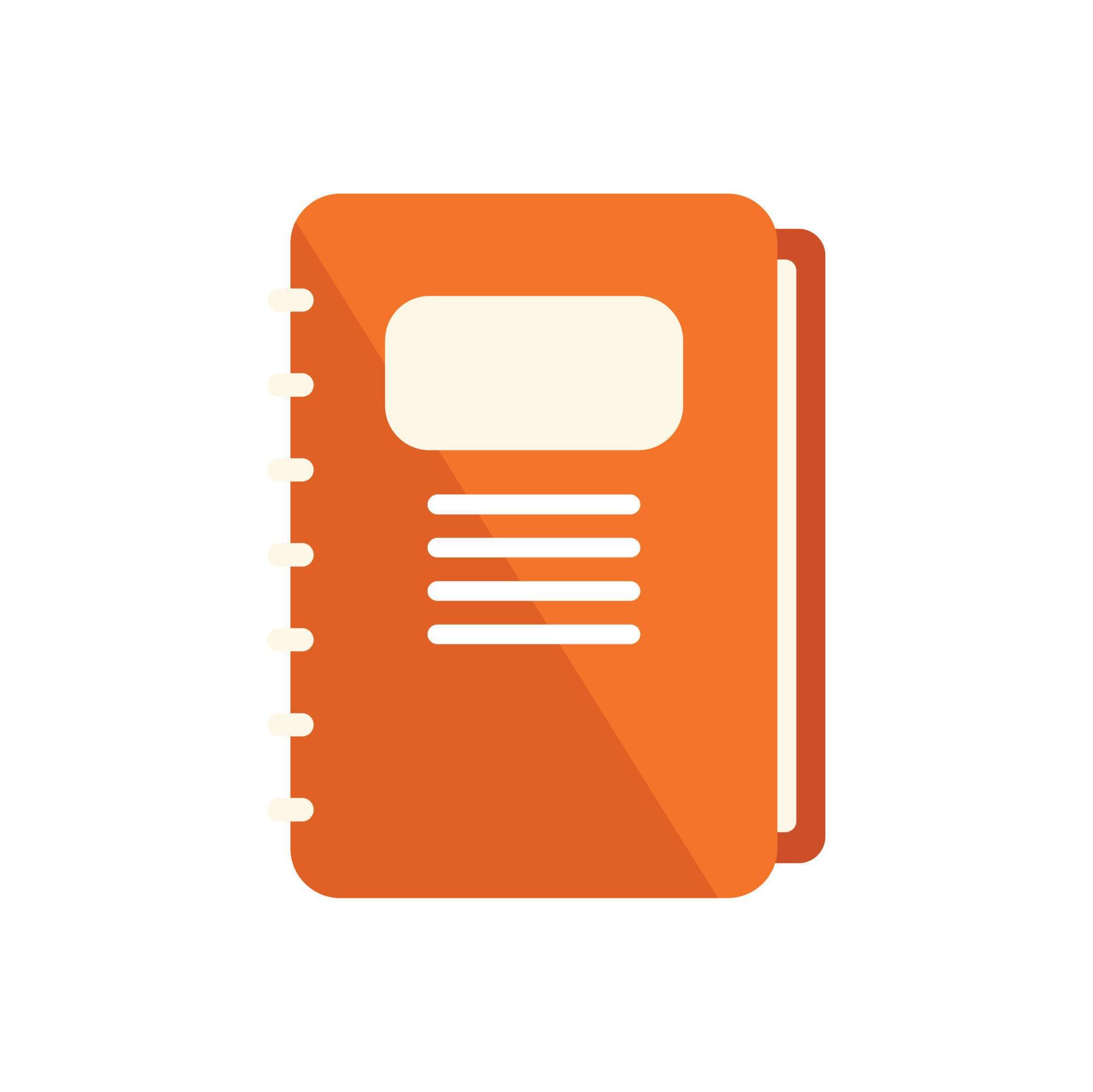 Notebook database icon flat vector. Customer data 17328916 Vector Art ...