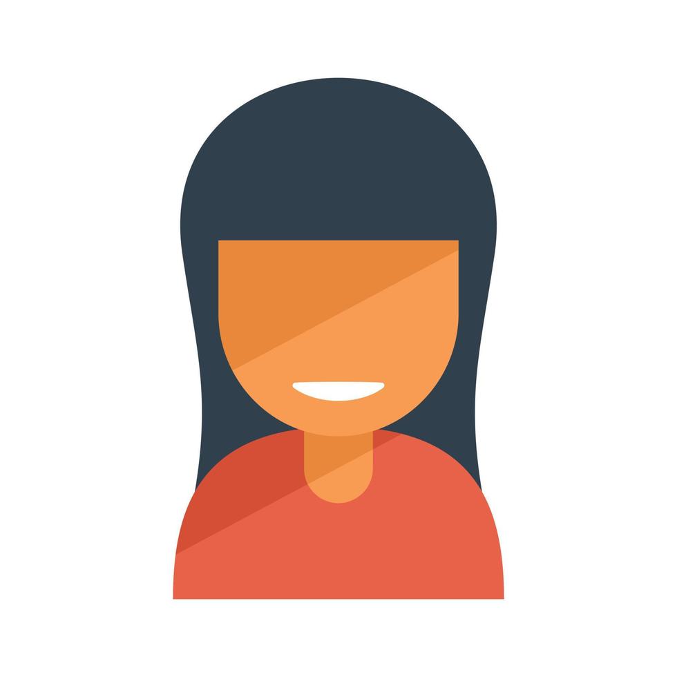 Smile icon flat vector. Happy person 17329605 Vector Art at Vecteezy