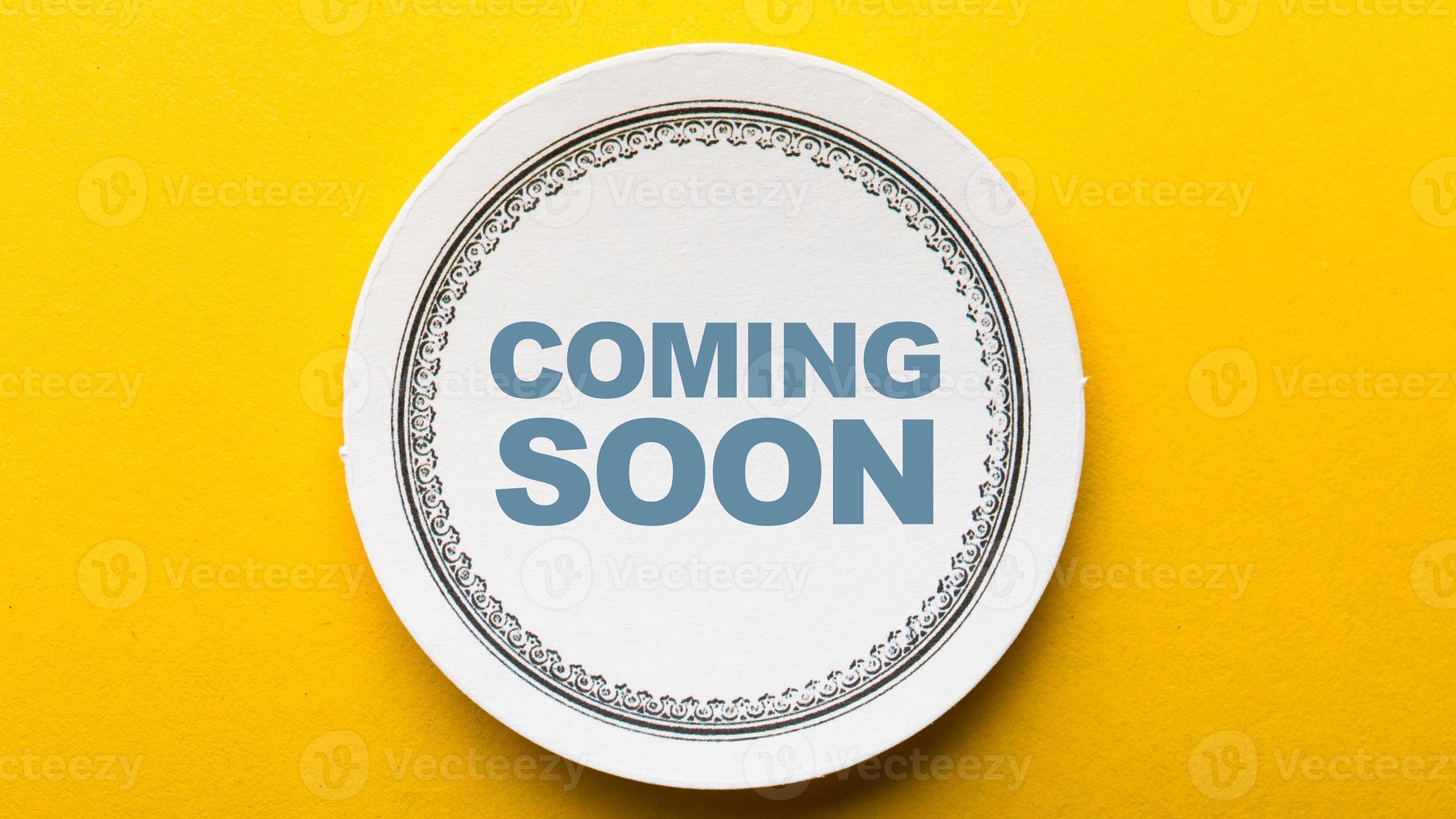 Coming Soon Concept, Creative Photo Of coming soon Text In a Simple ... Coming Soon Concept, Creative Photo Of coming soon Text In a Simple ...
