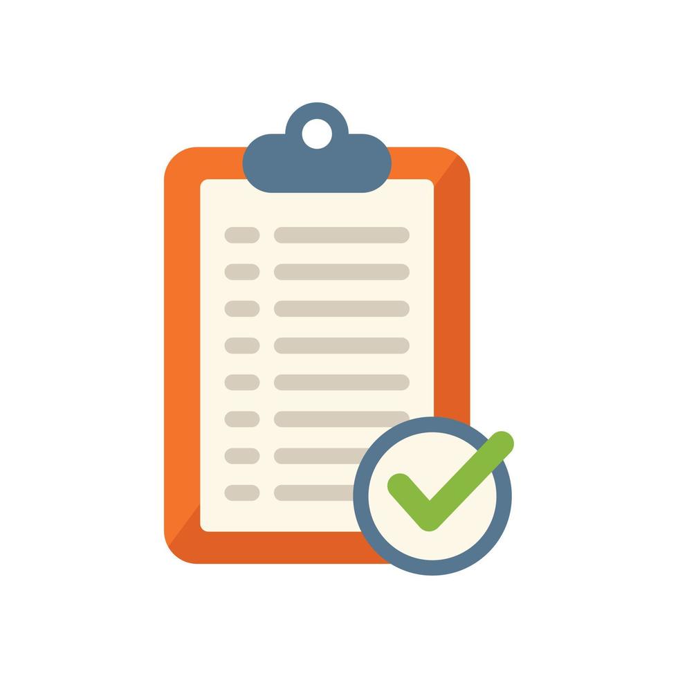 Checklist icon flat vector. Paper project 17334018 Vector Art at Vecteezy Checklist icon flat vector. Paper project 17334018 Vector Art at Vecteezy