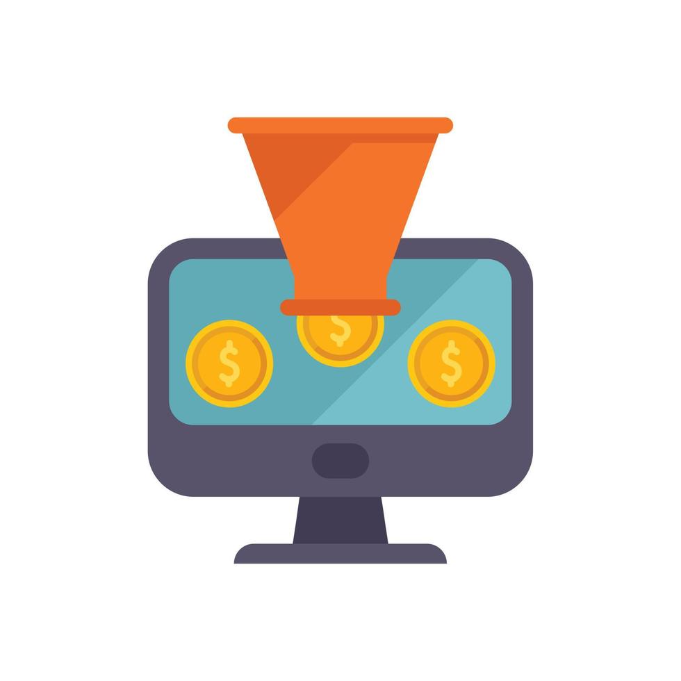 Funnel audience icon flat vector. Strategy monetize 17334050 Vector Art ... Funnel audience icon flat vector. Strategy monetize 17334050 Vector Art ...