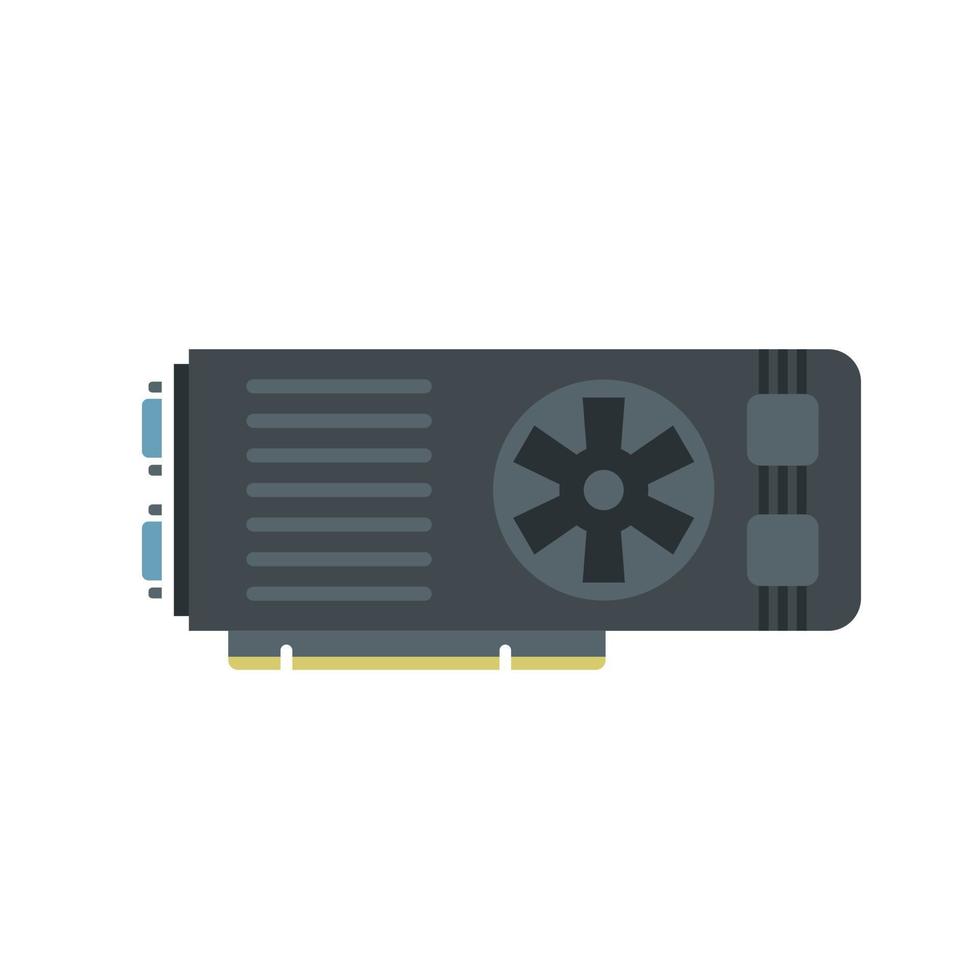 Video card cooler icon flat vector. Computer gpu 17336602 Vector Art at ... Video card cooler icon flat vector. Computer gpu 17336602 Vector Art at ...