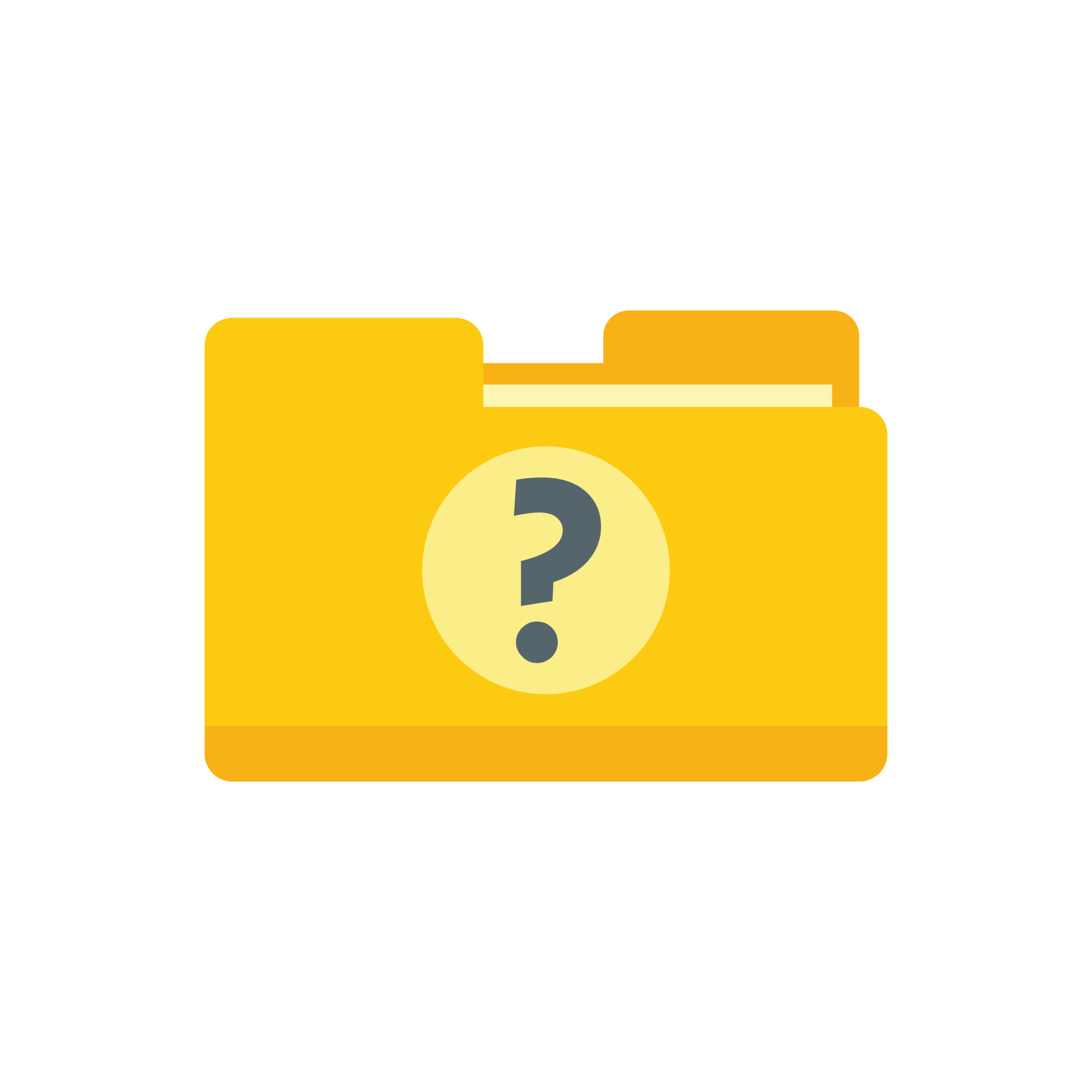 Folder request icon flat vector. Document information 17336765 Vector ...