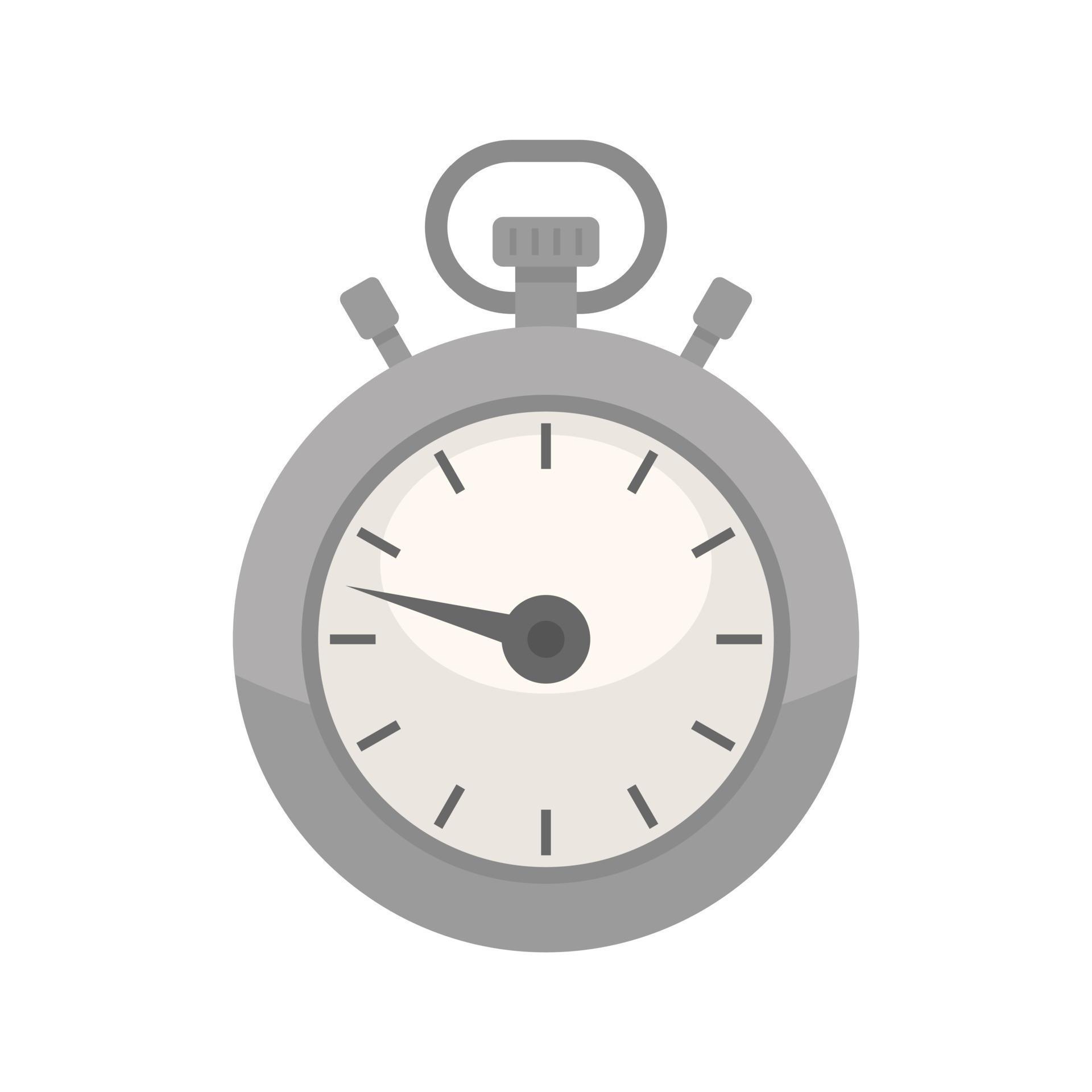 Countdown Timer Icon Flat Vector Stopwatch Clock 17336826 Vector Art