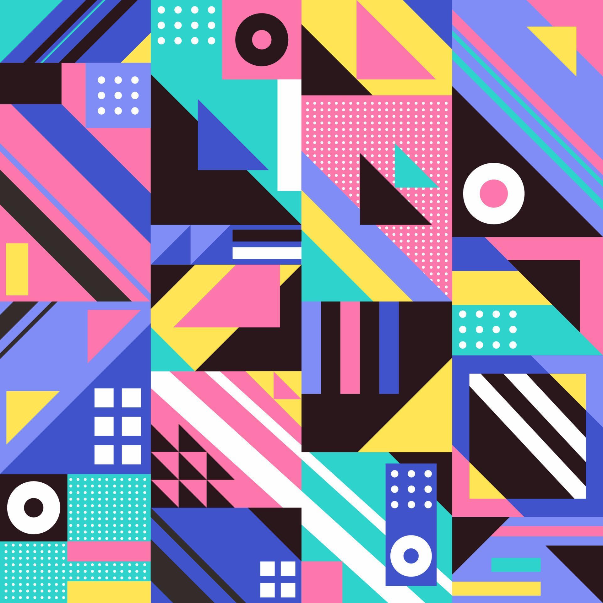 Geometric Shape Seamless Pattern Background 17337375 Vector Art at Vecteezy