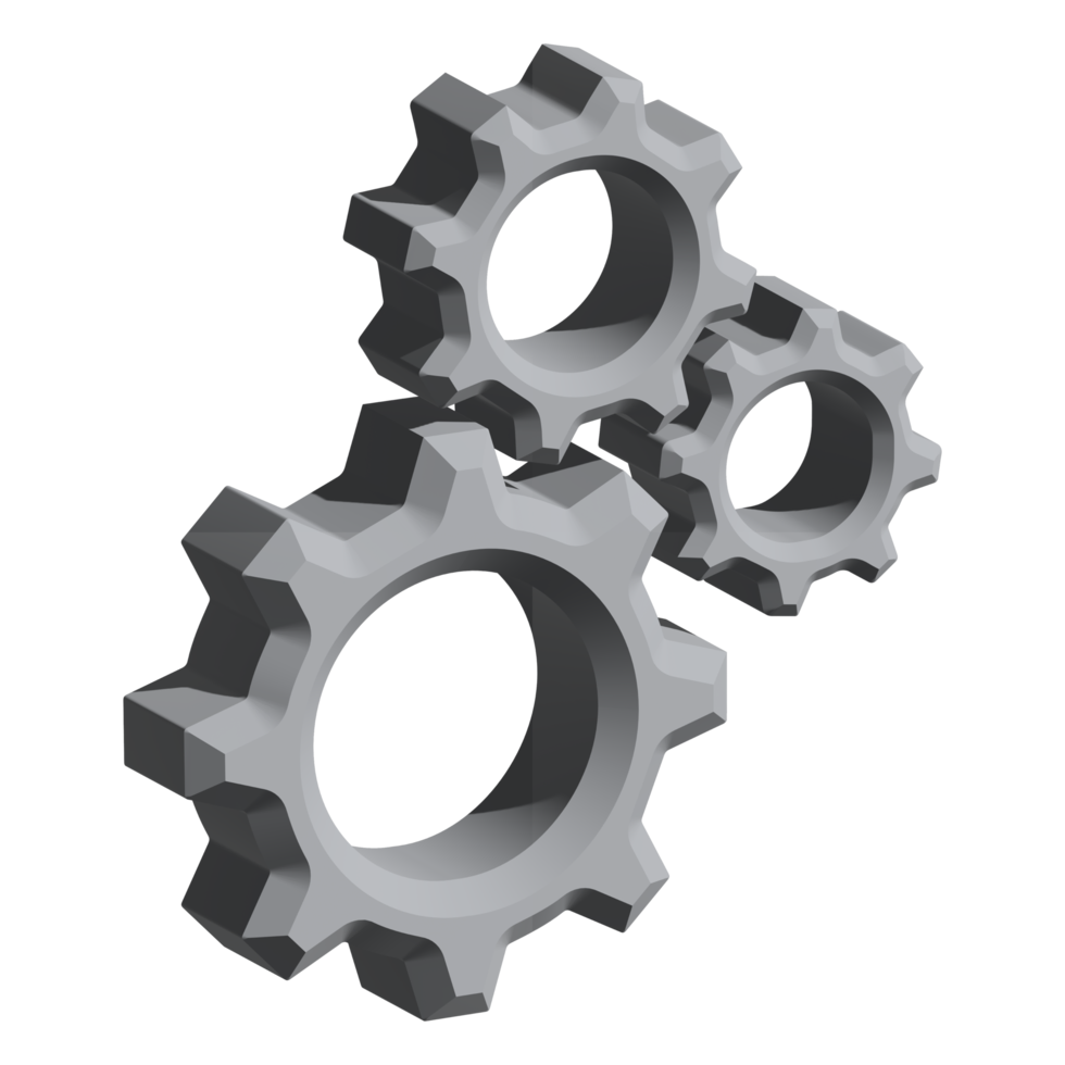 ícone De Engrenagem 3d 17339000 Png