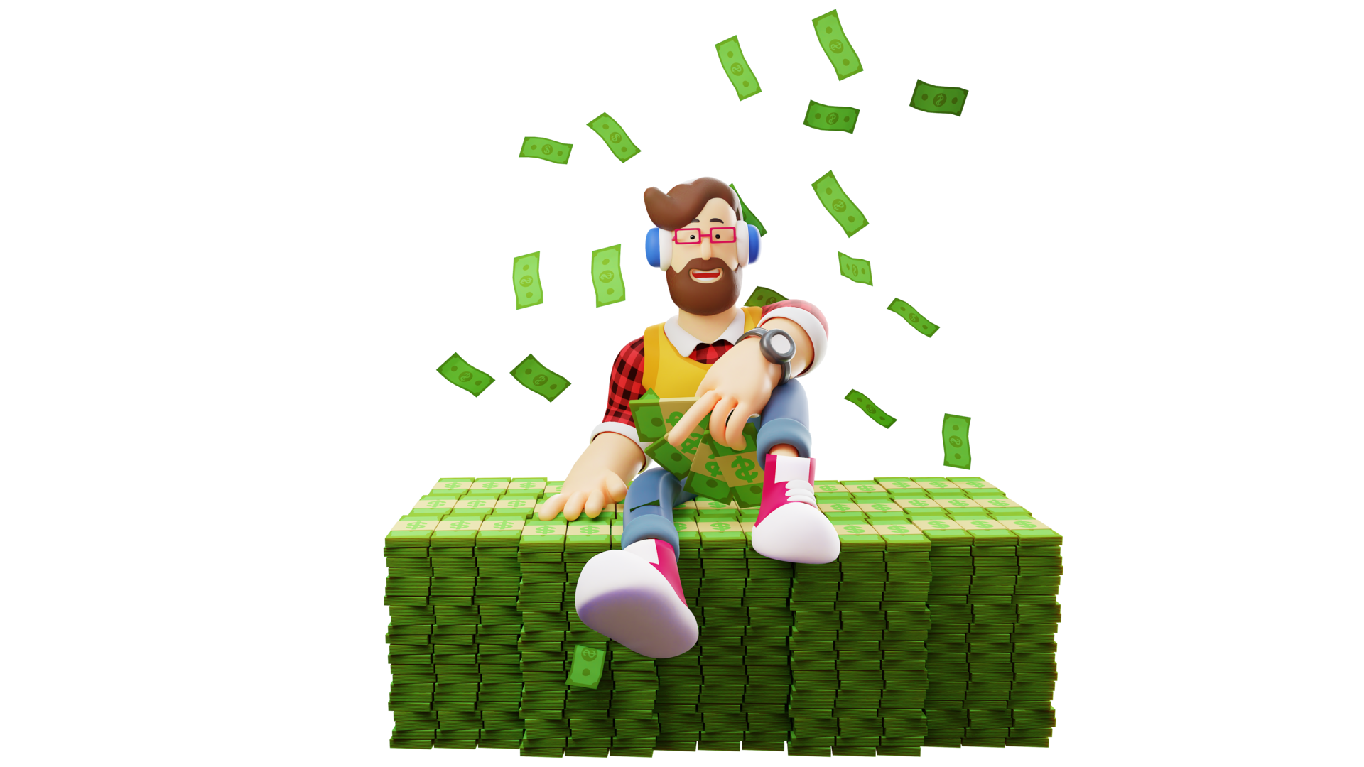 3D Illustration Rich Young Man 3D Cartoon Character Rich Young Man 3d-illustration-rich-young-man-3d-cartoon-character-rich-young-man
