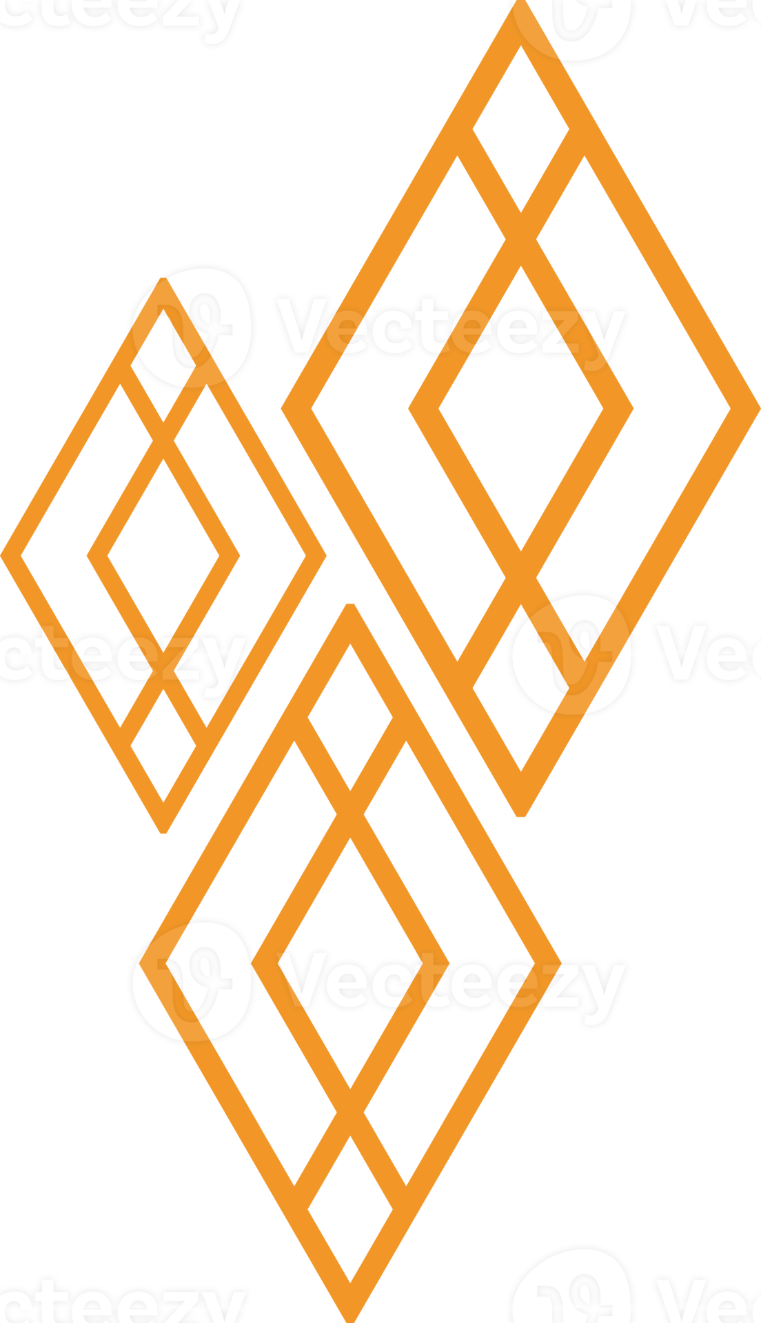 Modern Geometric Hexagonal Shape Design 17339961 Png
