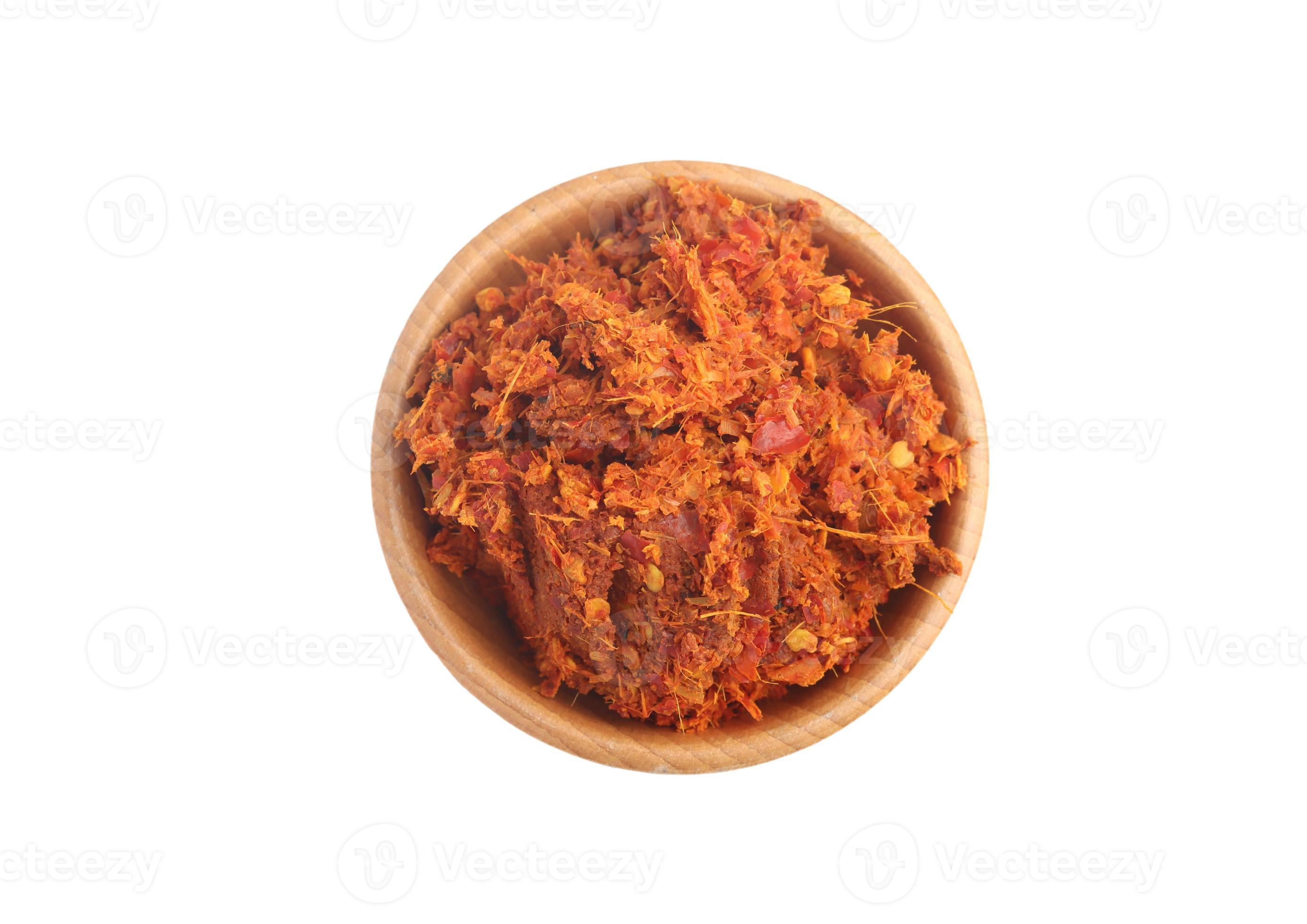 Chili peppers in wooden cup on white background 17340919 Stock Photo at Vecteezy