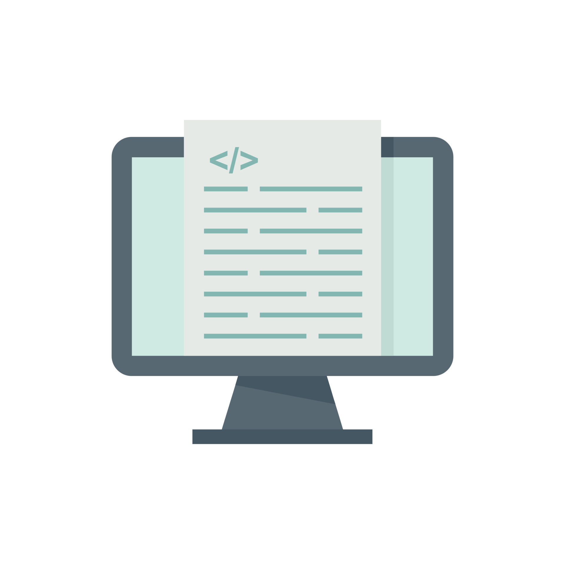 Pc programming icon flat vector. Web computer monitor 17343827 Vector ...