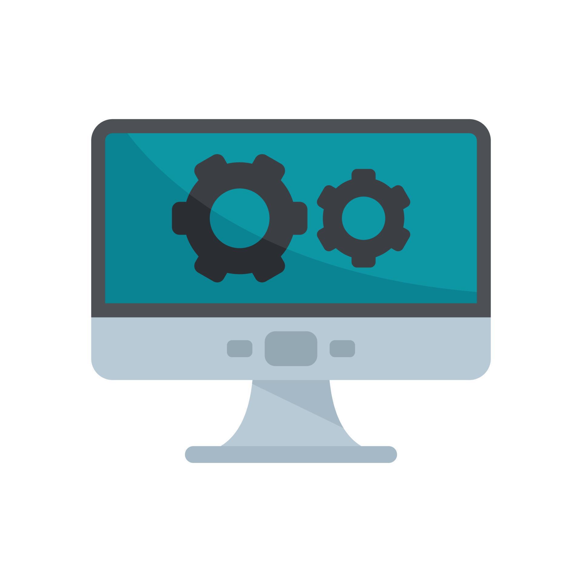 Software Update Icon Flat Vector Upgrade System 17343842 Vector Art At