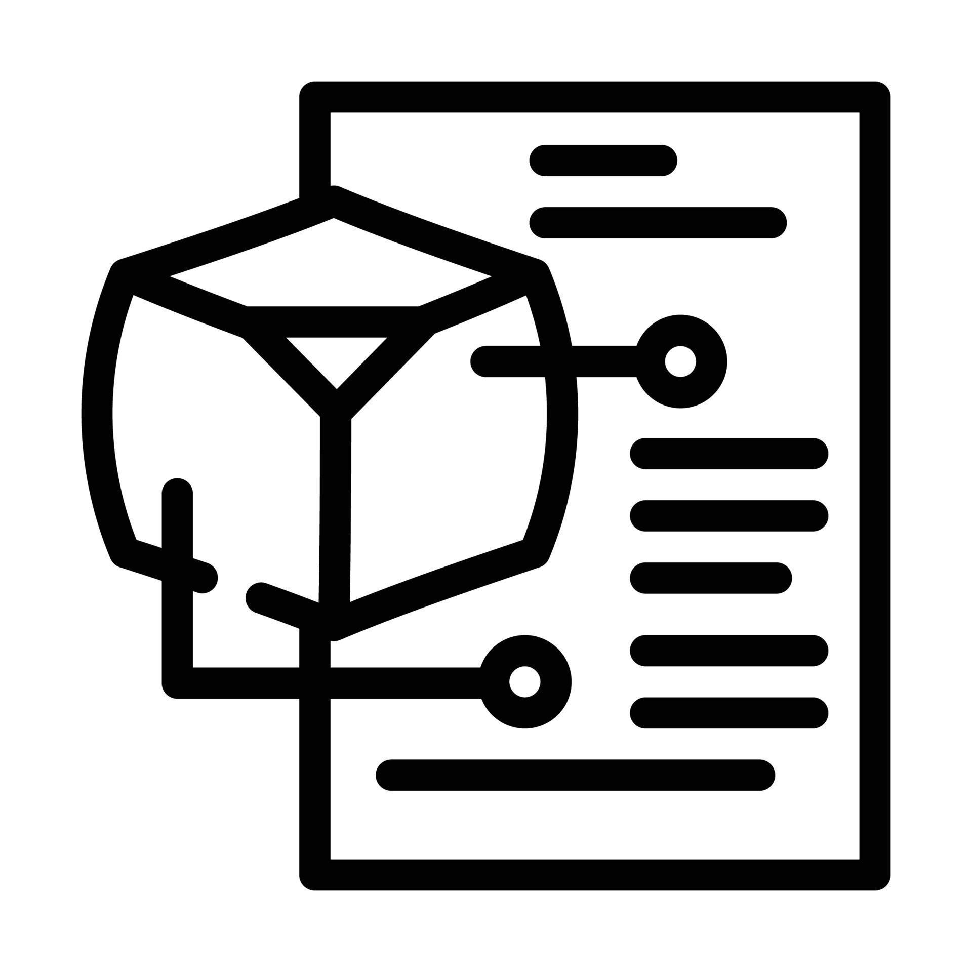 modeling data science line icon vector illustration 17348450 Vector Art ...