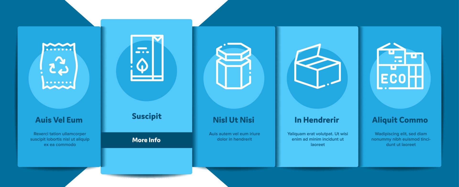 Packaging Elements Vector Onboarding 17348716 Vector Art At Vecteezy
