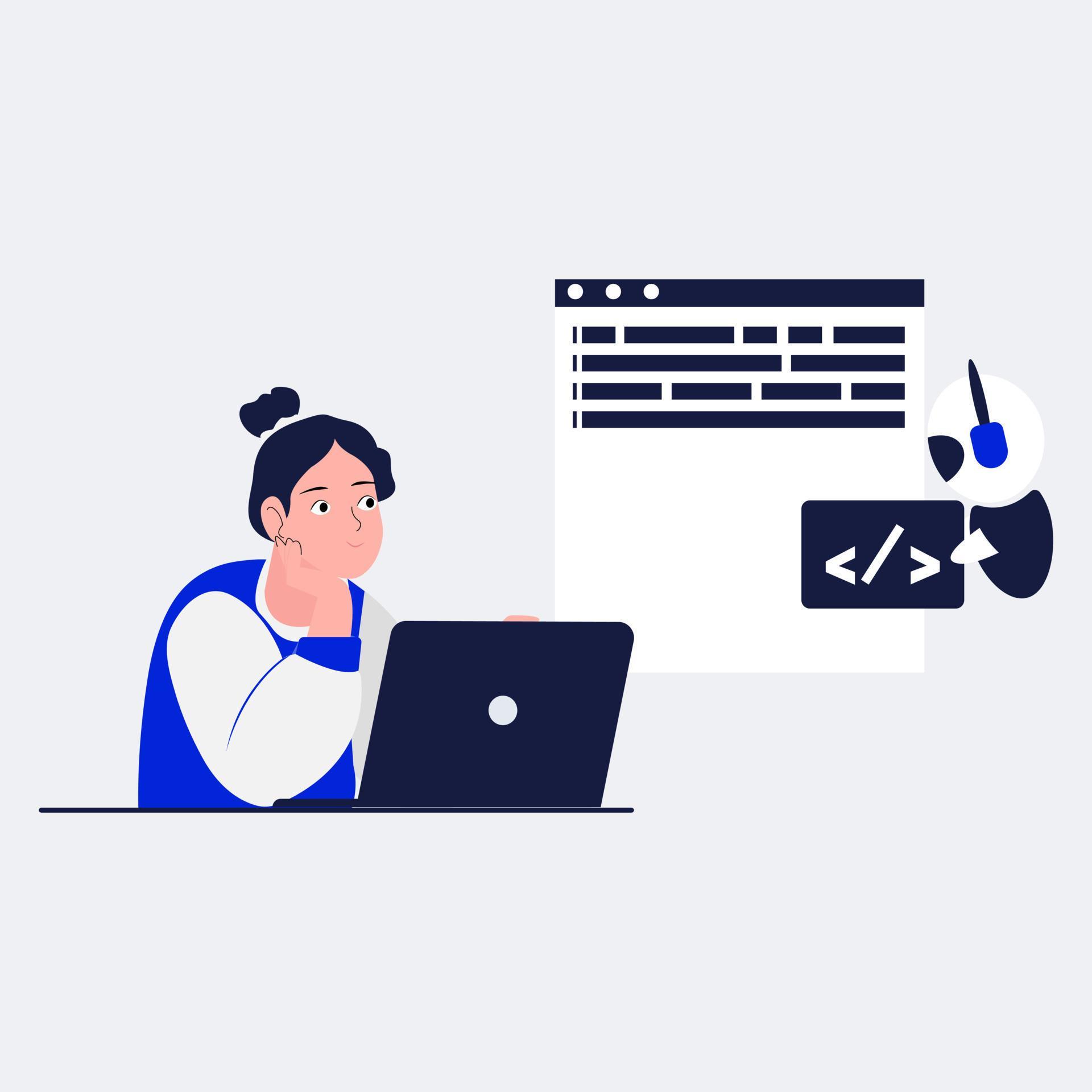 Artificial Intelligence and Human Automatic Coding 17348930 Vector Art ...