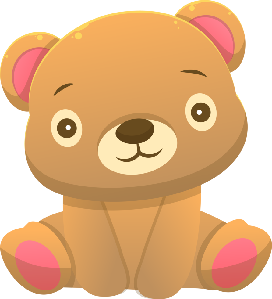 Cute Bear Cartoon 17349778 Png