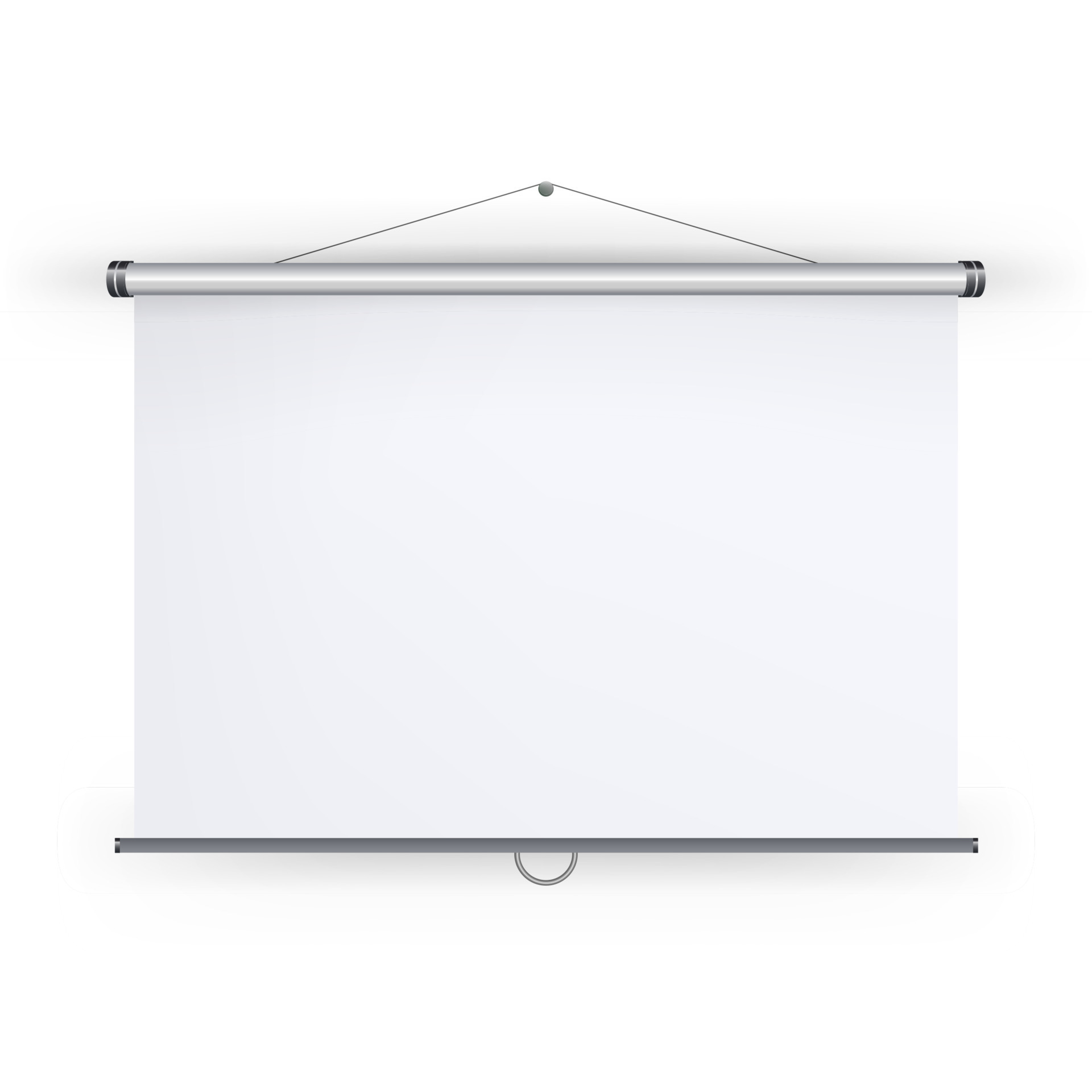 Meeting Projector Screen Vector. Blank White Board To Showcase Your ... Meeting Projector Screen Vector. Blank White Board To Showcase Your ...