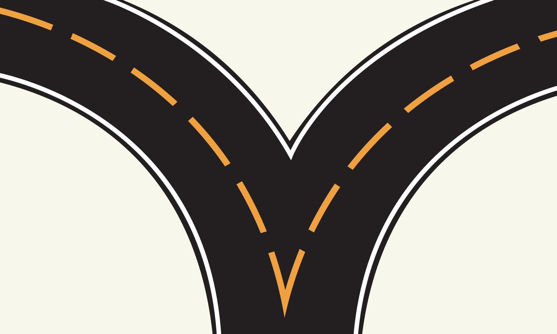 Winding highway isolated two lane free Vactor Road 17352361 Vector Art at Vecteezy