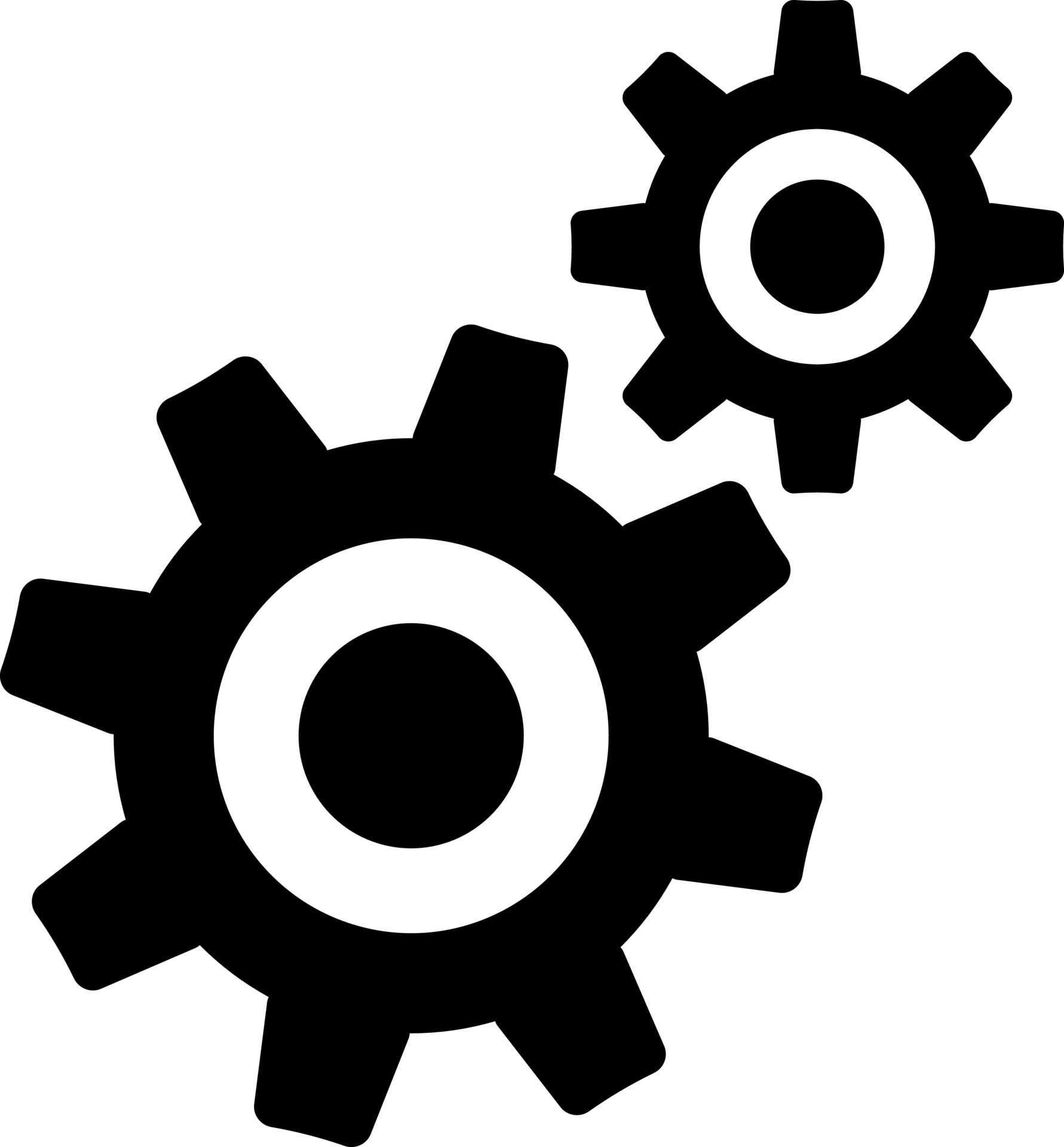 Gear, vector icon. 17352377 Vector Art at Vecteezy