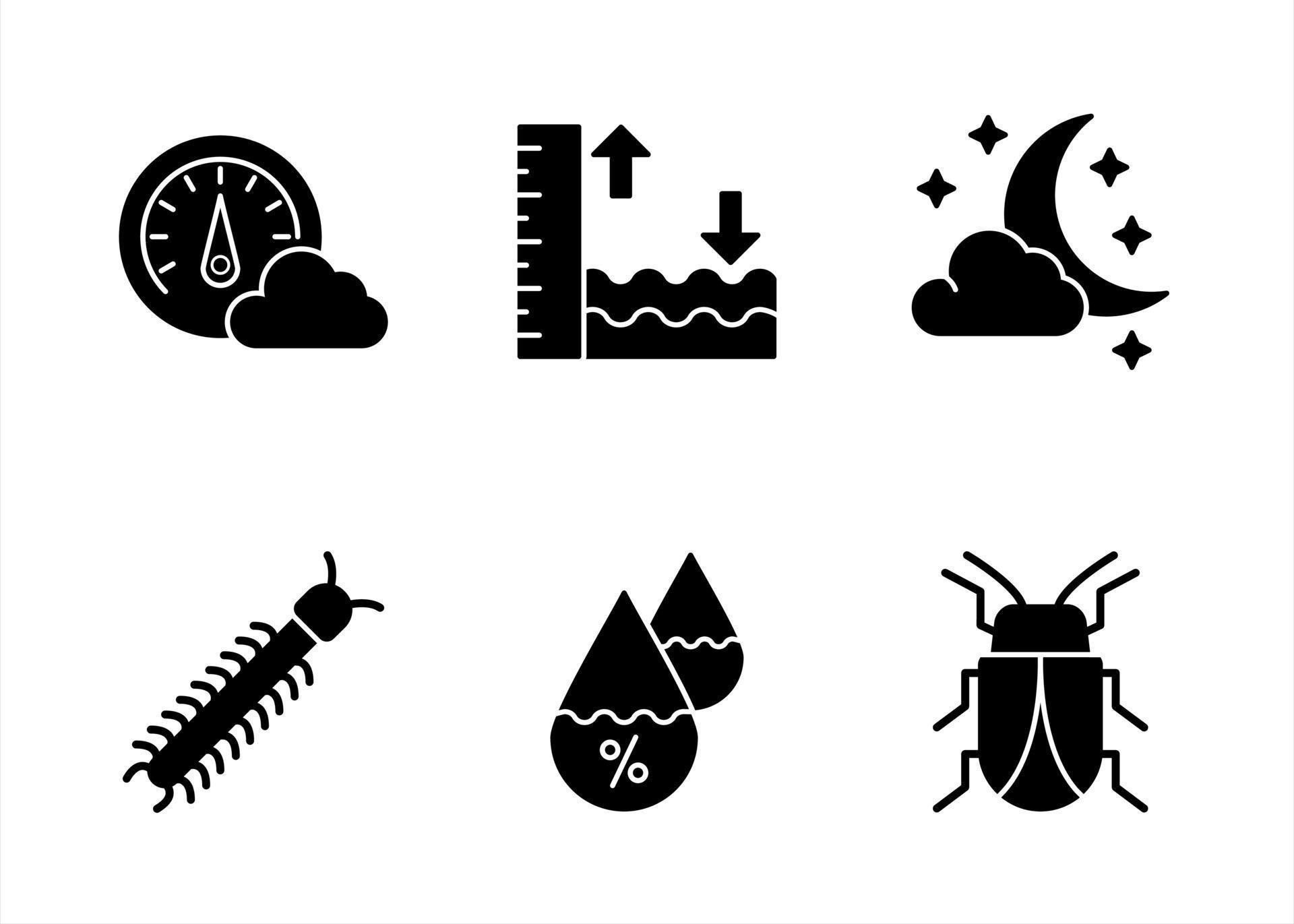 Unique Glyph vector Icon Set 17358351 Vector Art at Vecteezy