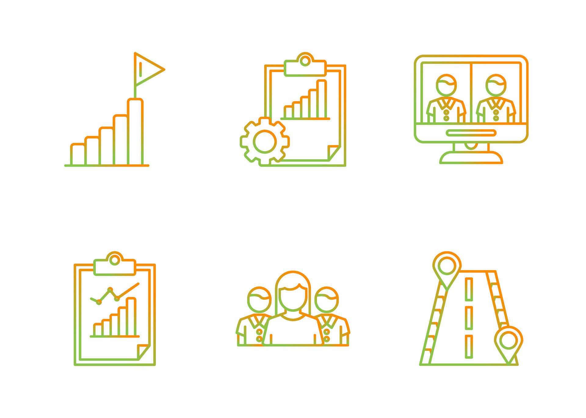 Project Planning Vector Icon Set 17358493 Vector Art at Vecteezy